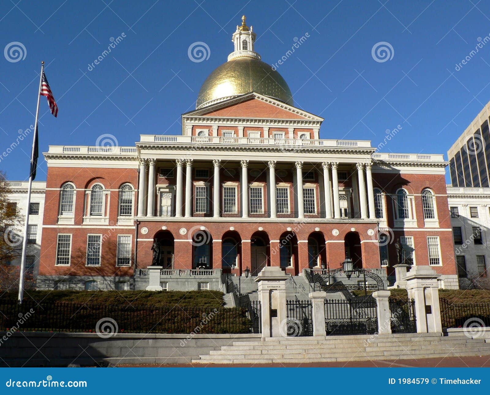 Massachusetts State House stock image. Image of offices - 1984579