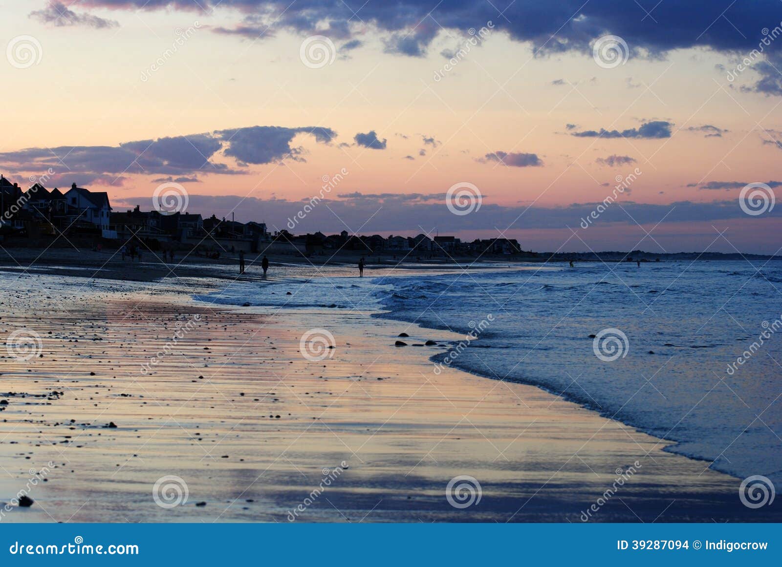 Massachusetts Sunset stock photo. Image of water, ocean - 39287094