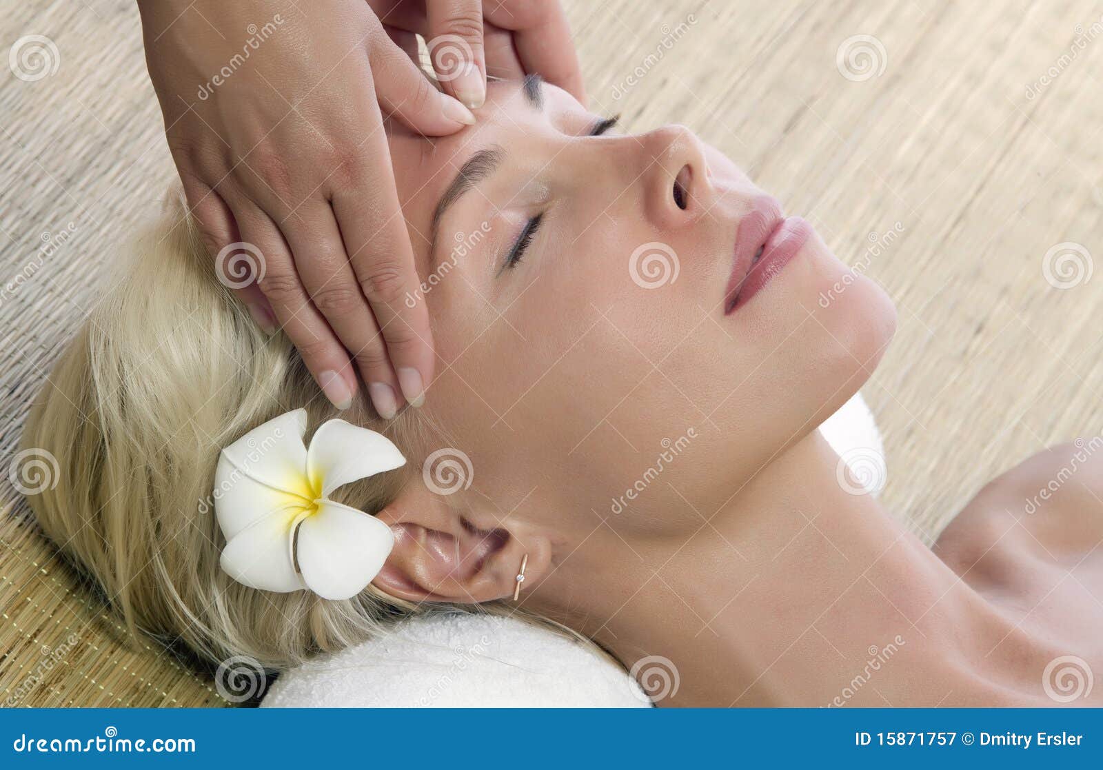 Massage stock image. Image of pretty, care, head, beautiful - 15871757