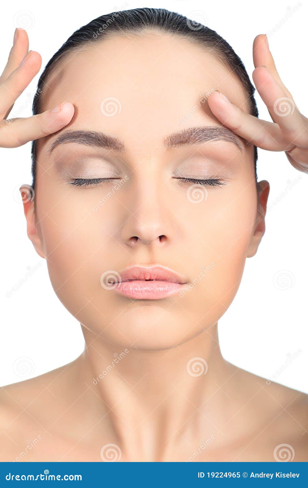 Massage stockbild. Bild von mädchen, attraktiv, gesund - 19224965