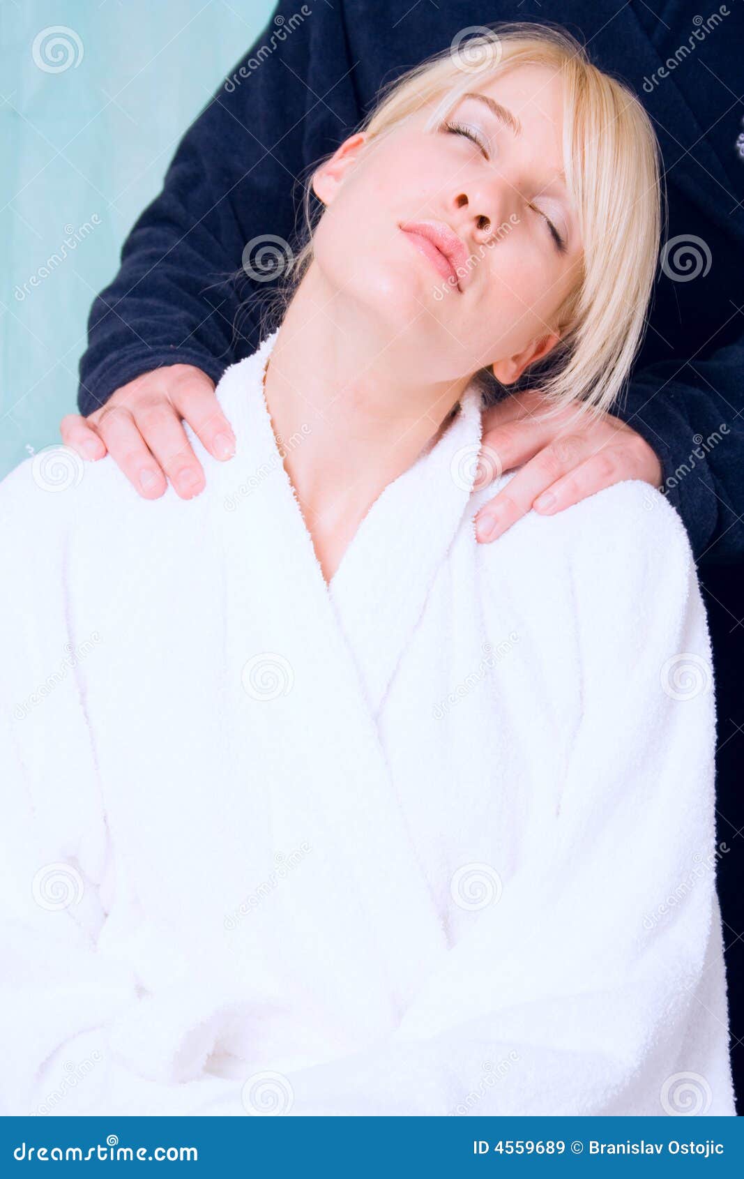 Massage fotografering för bildbyråer. Bild av behandling - 4559689