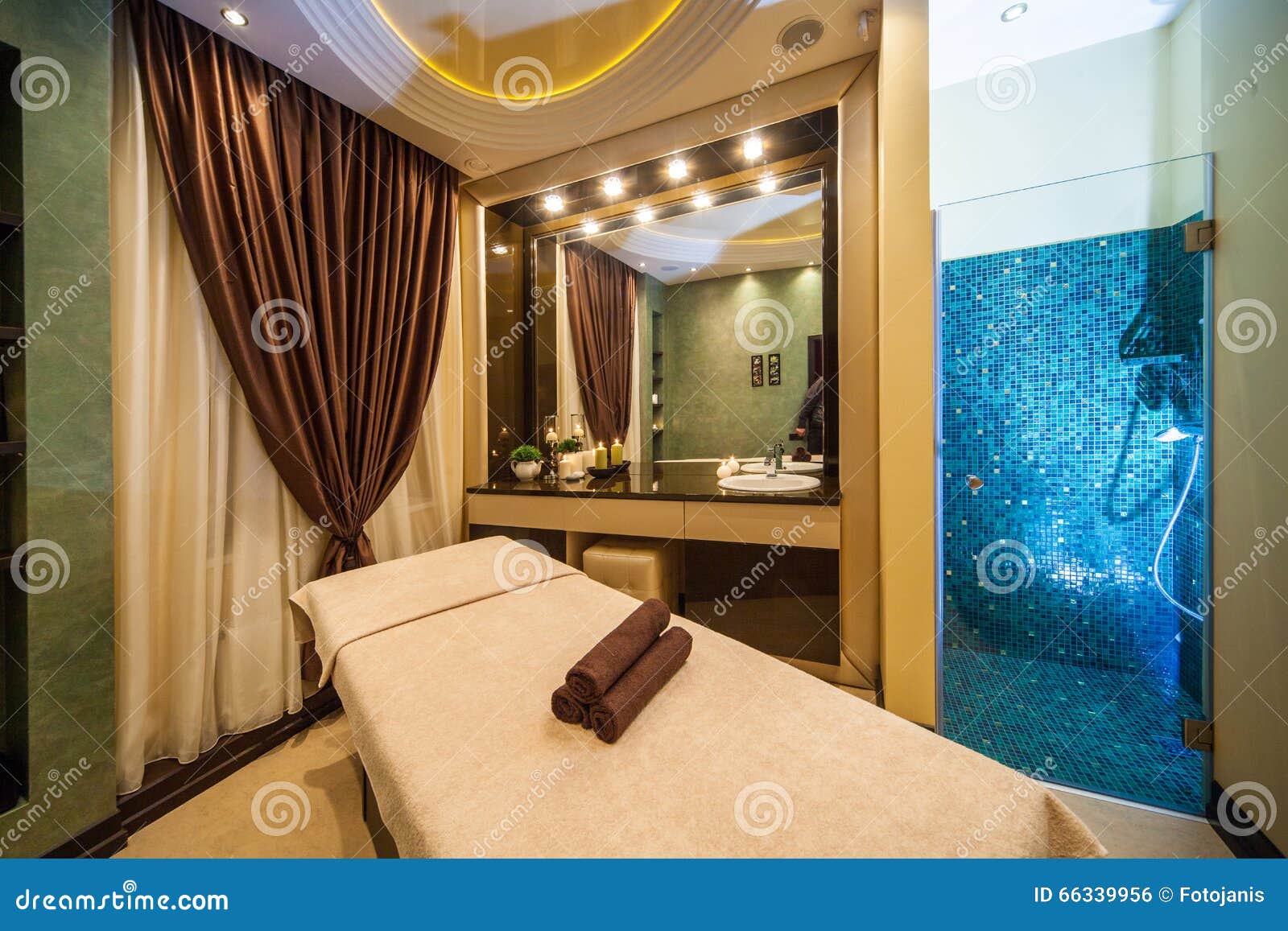 Massage parlor stock photo. Image of contemporary, bathroom - 66339956