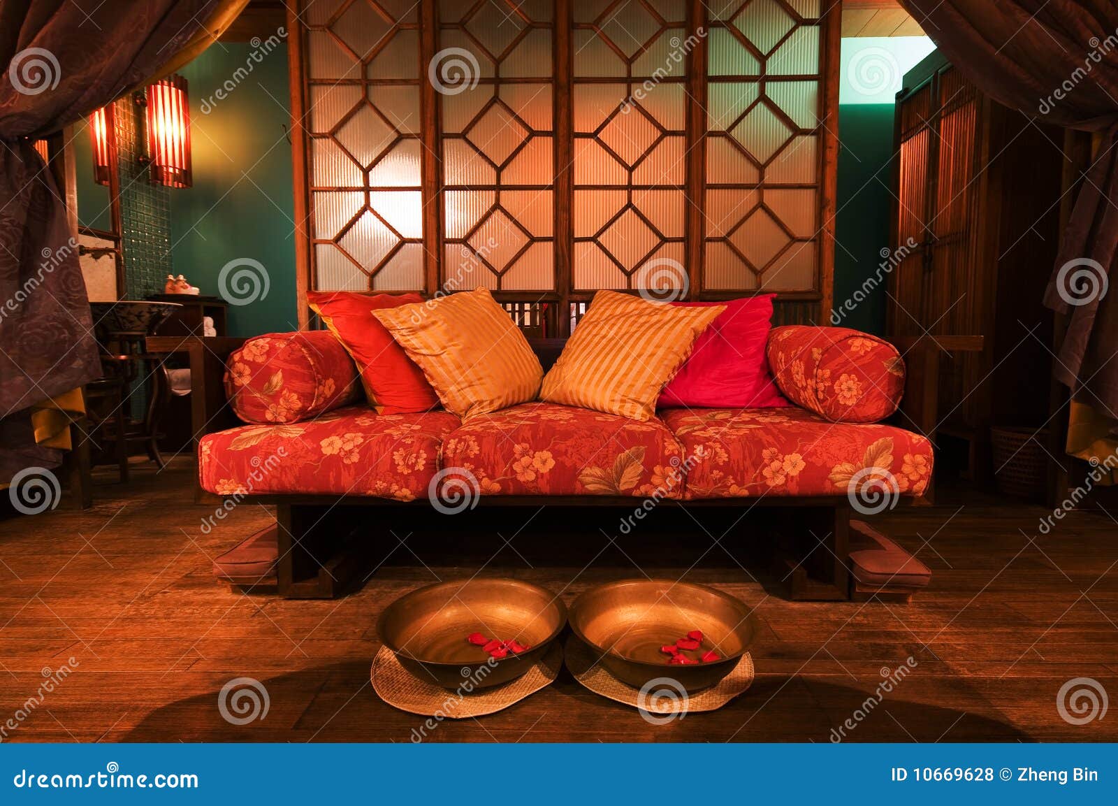 Massage room stock photo. Image of estate, lights, lamps - 10669628