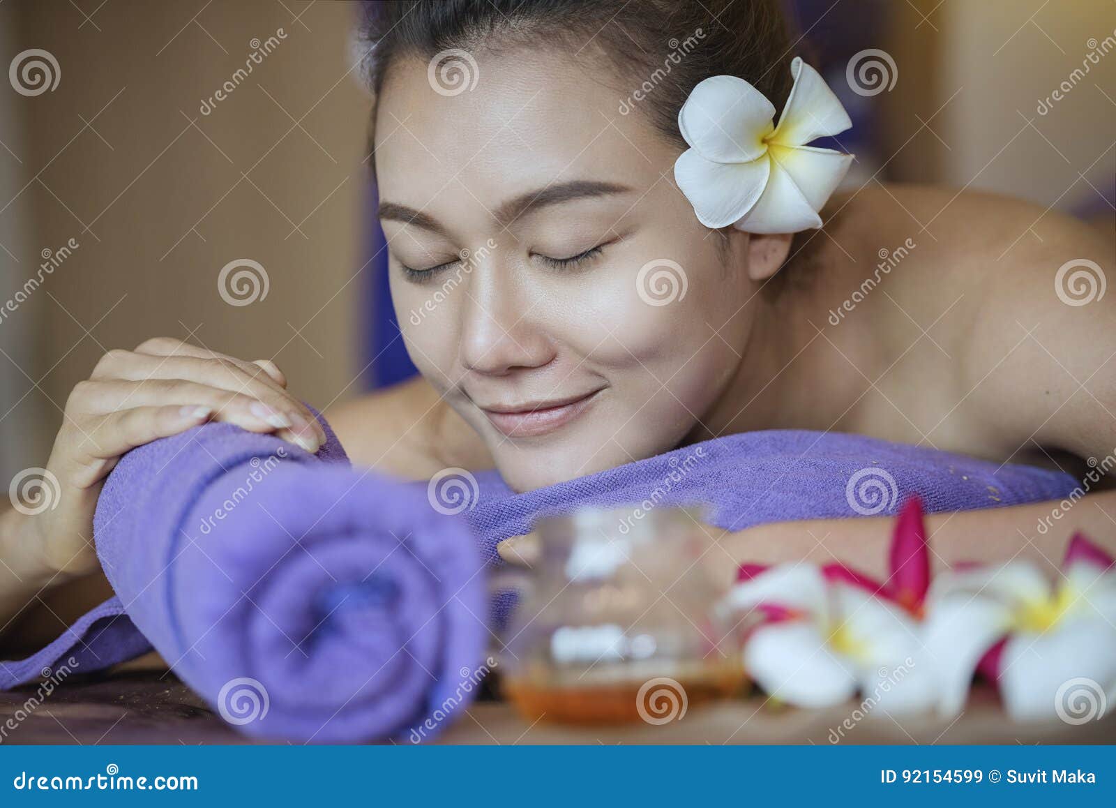 Massage And Spa Stock Image Image Of Facial Candle 92154599