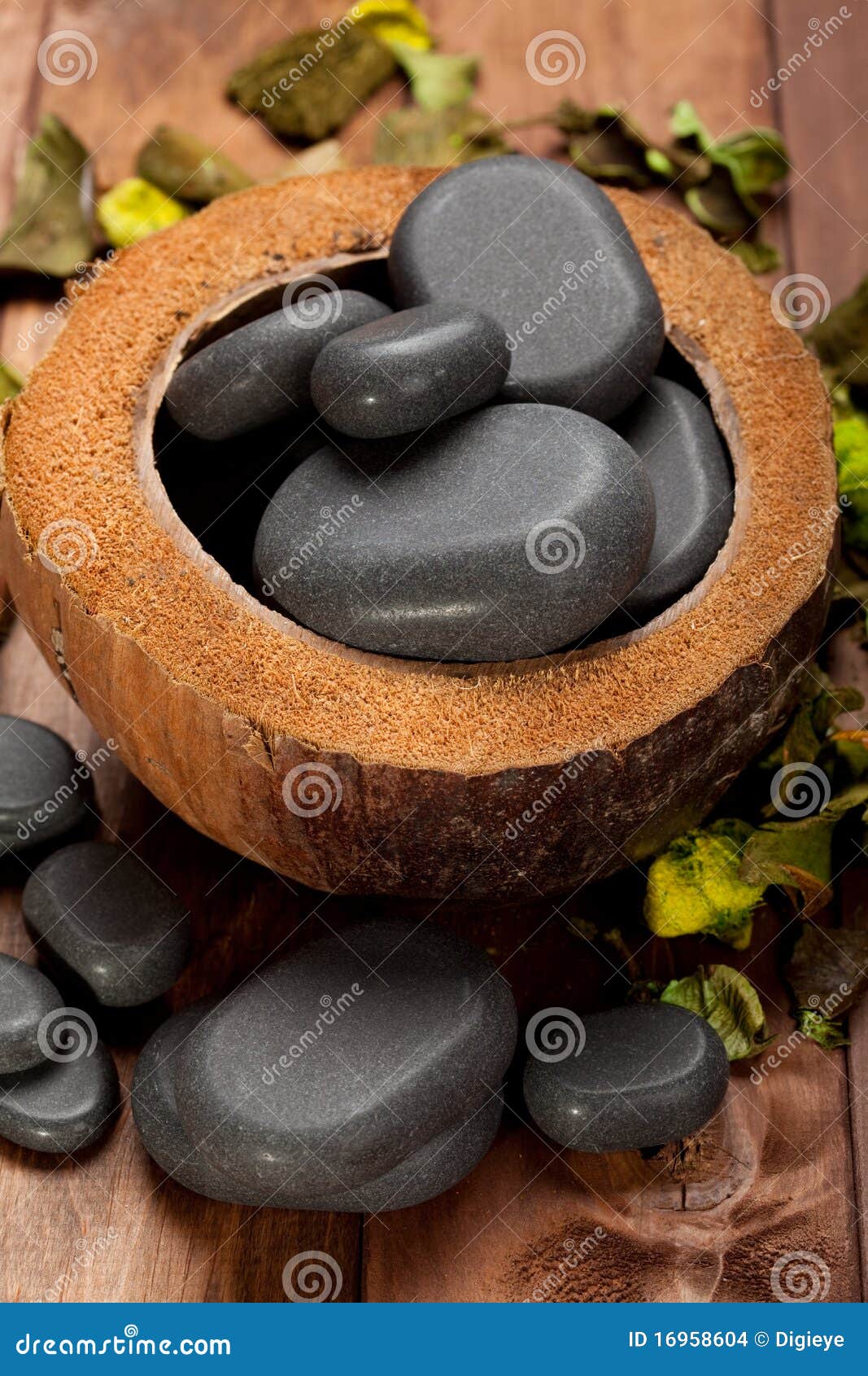 Massage stones stock photo. Image of body, basalt, lifestyle - 16958604
