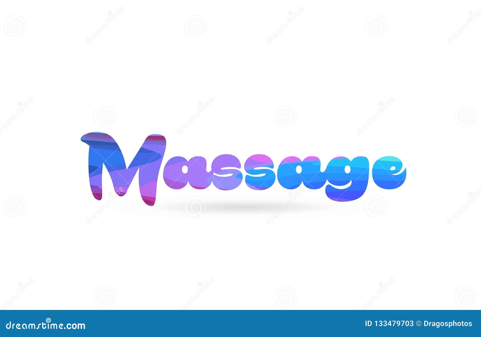 Massage Pink Blue Color Word Text Logo Icon Stock Vector - Illustration ... Massage Pink Blue Color Word Text Logo Icon Stock Vector - Illustration ...