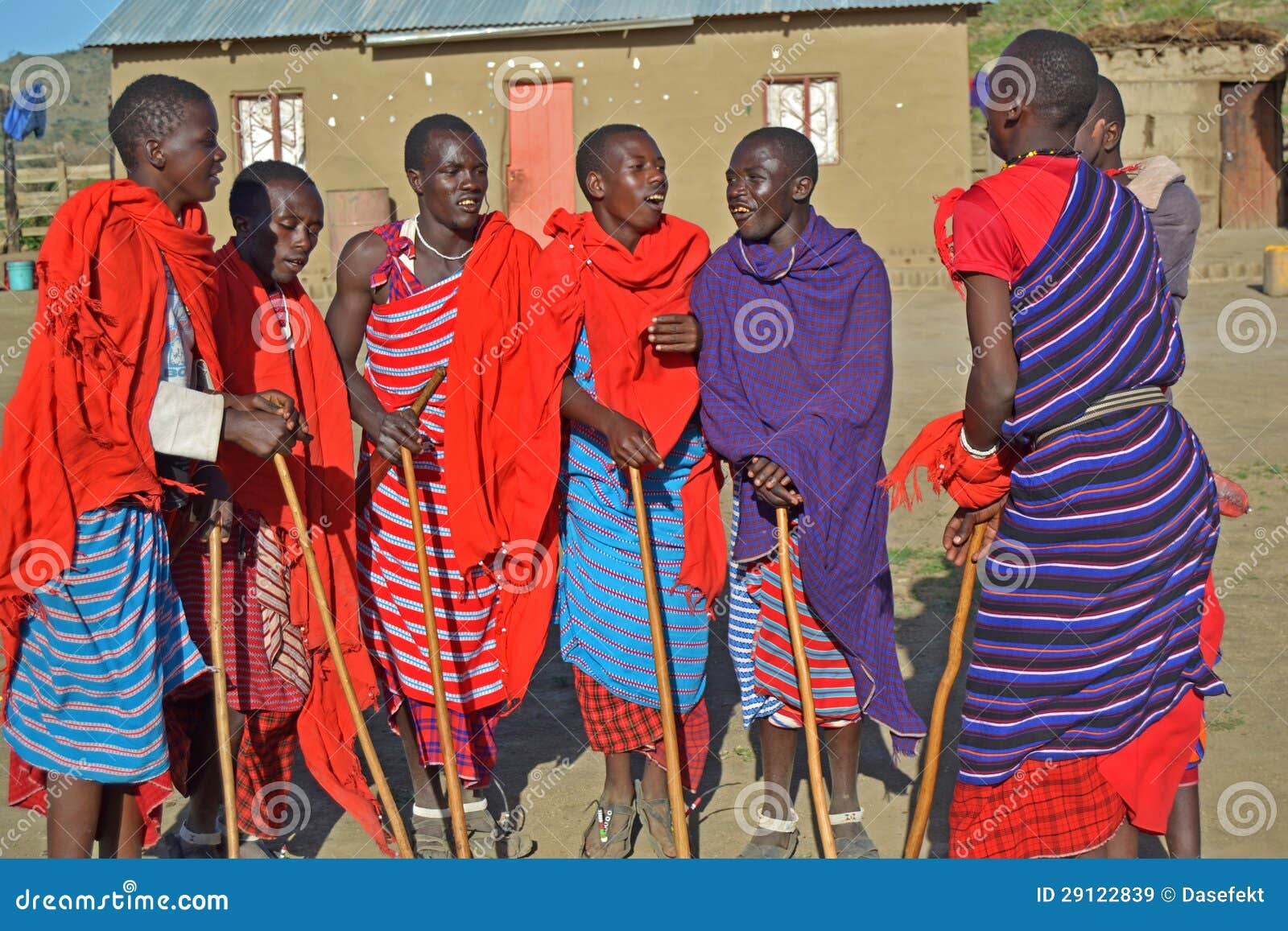 Massai Group Dancing-Tanzania,Africa Editorial Stock Image - Image of ...