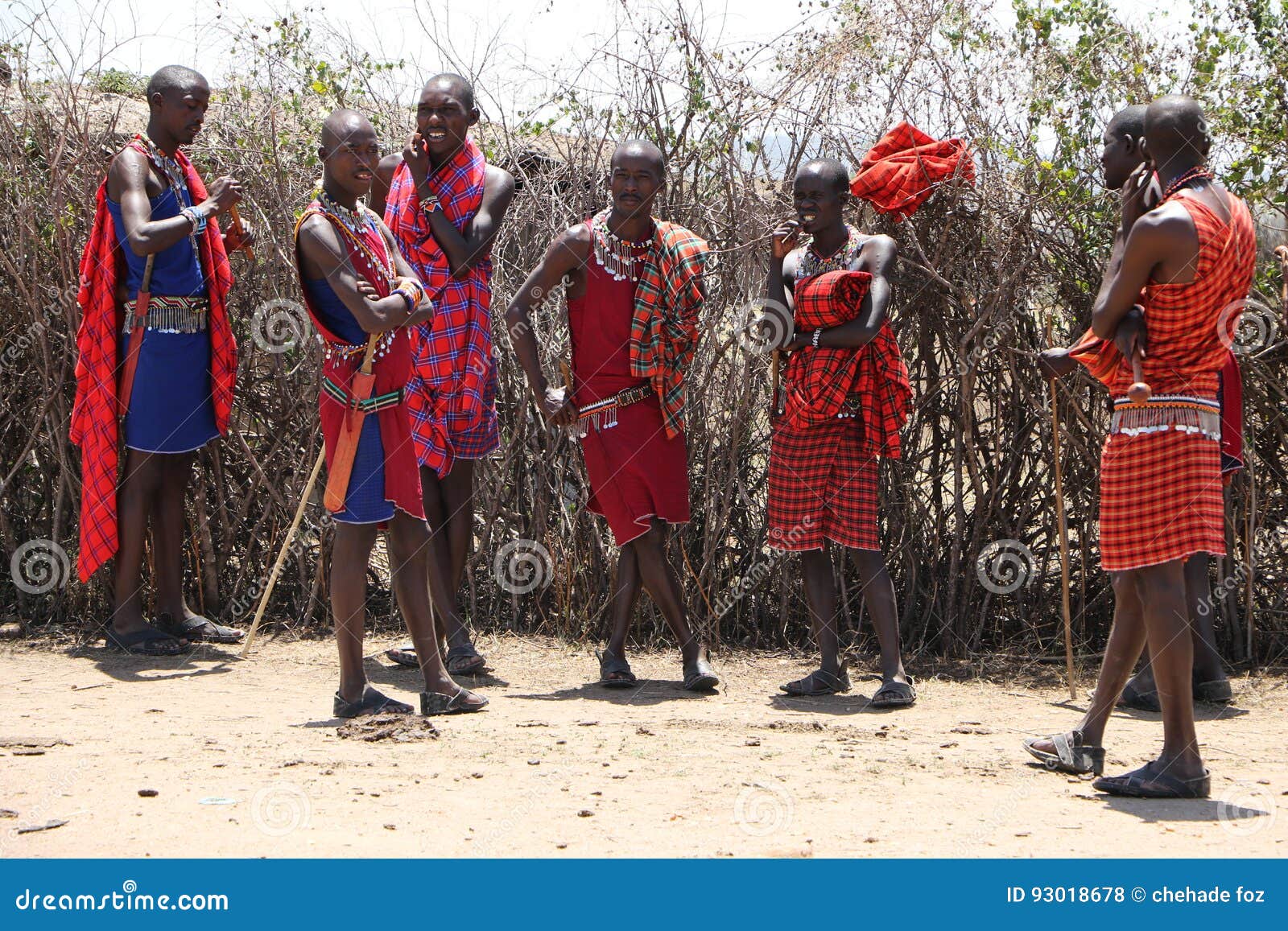 Massai man editorial stock photo. Image of marra, clothes - 93018678