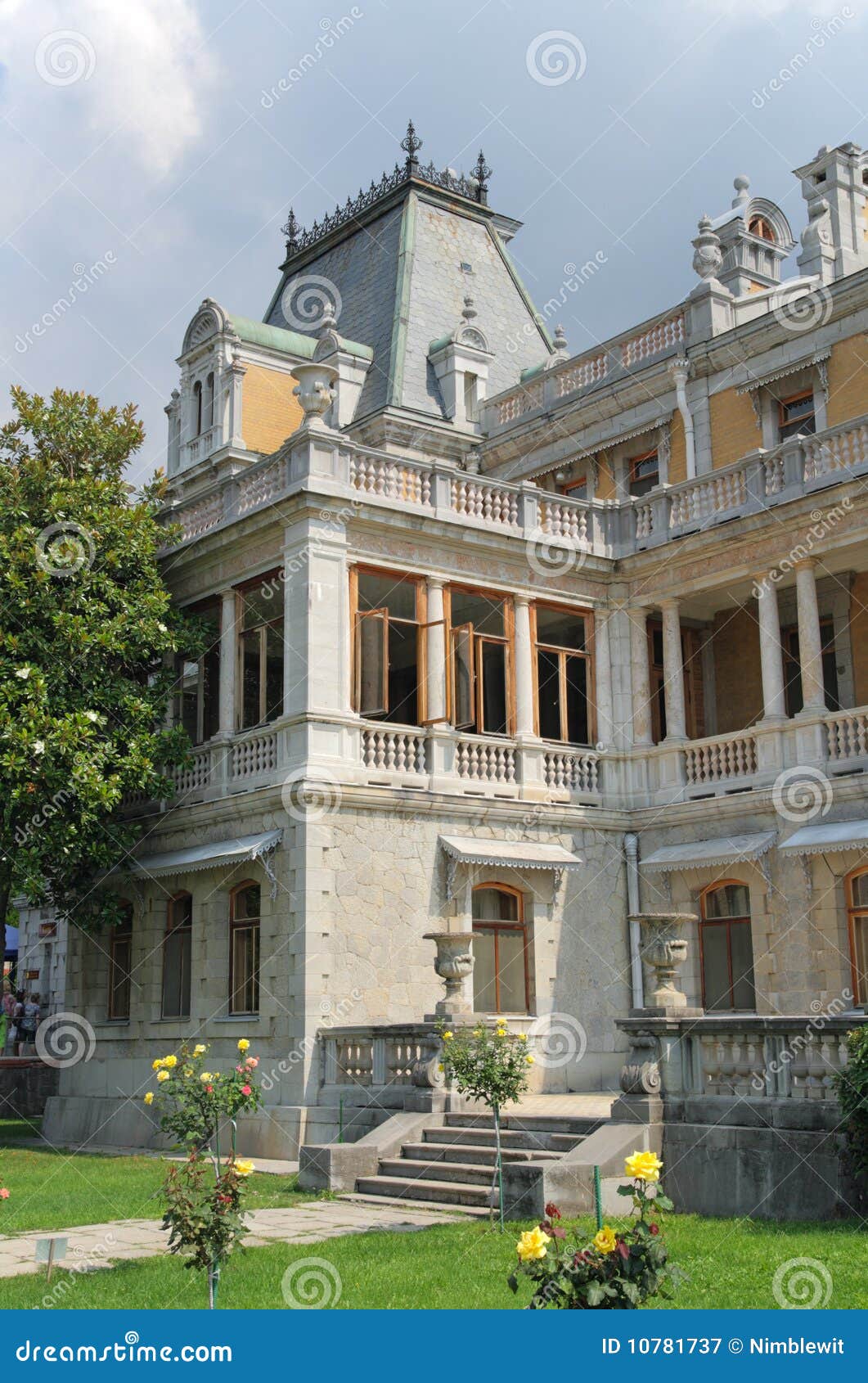 Massandra Palace stock image. Image of palace, culture - 10781737