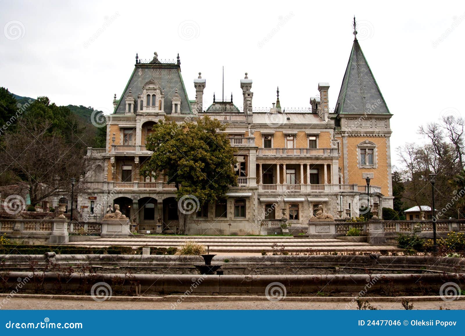 Massandra Palace stock photo. Image of brickwork, crimea - 24477046