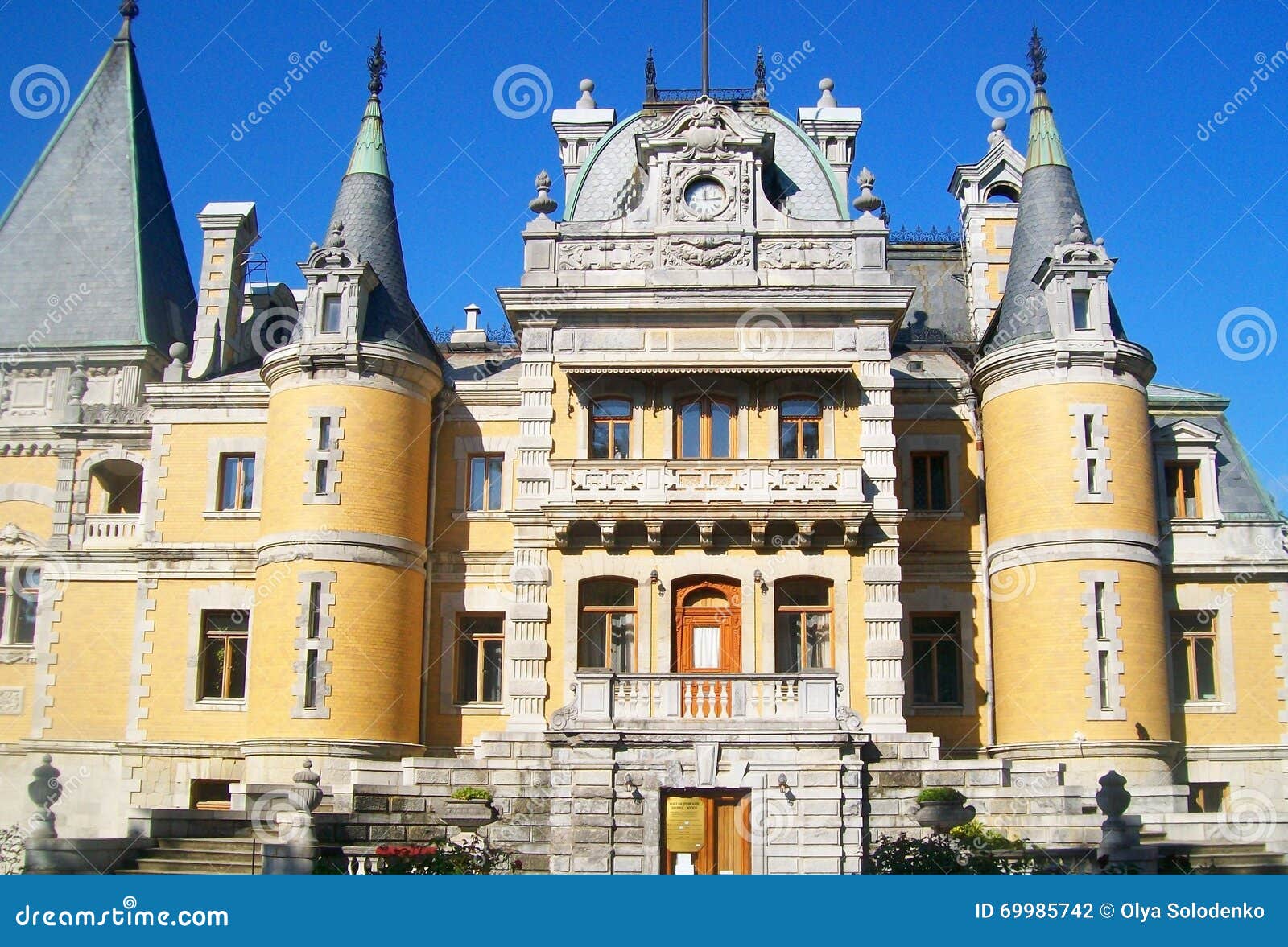 Massandra Palace in Crimea stock photo. Image of southern - 69985742