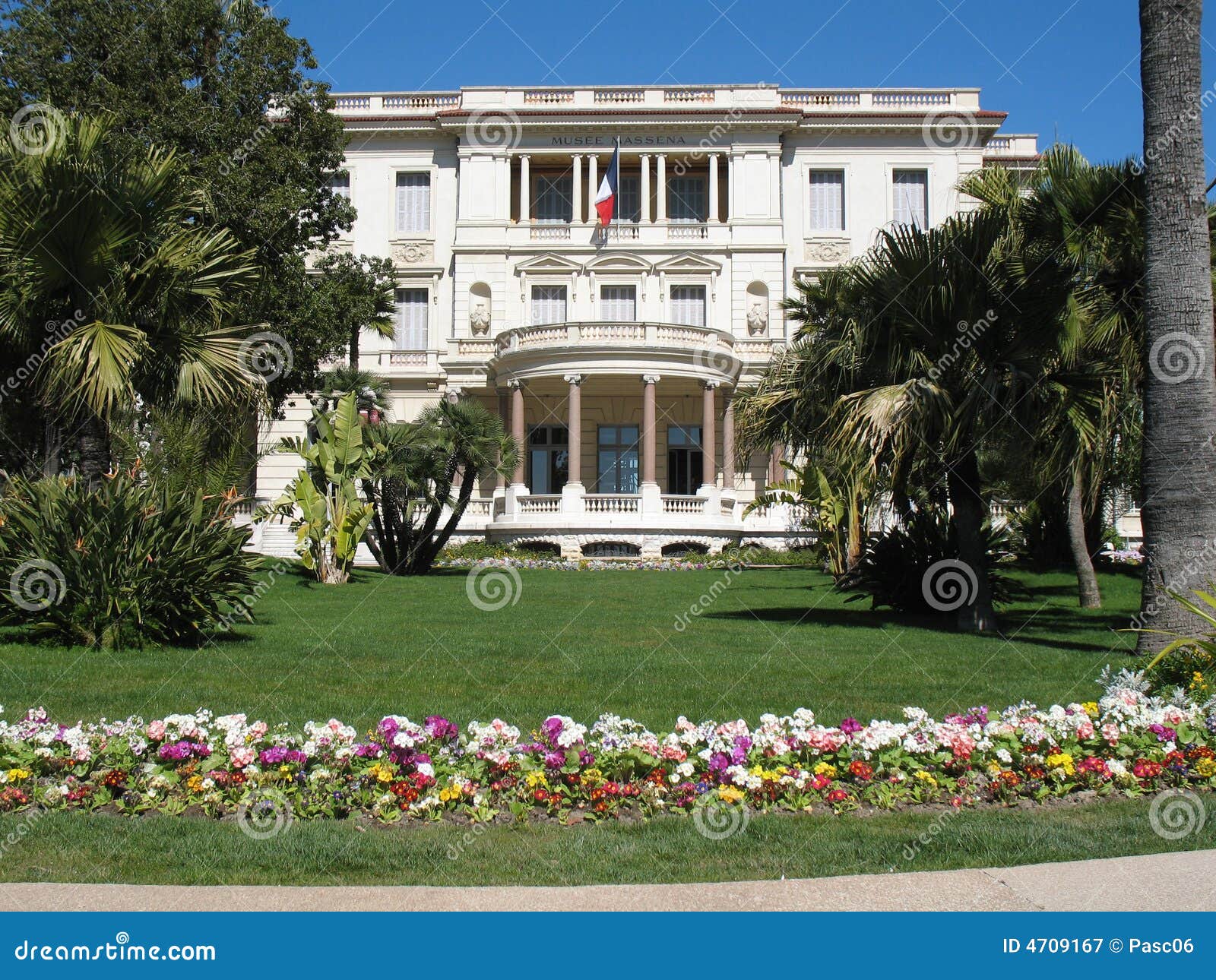 Massena museum in Nice stock image. Image of azur, coastline - 4709167