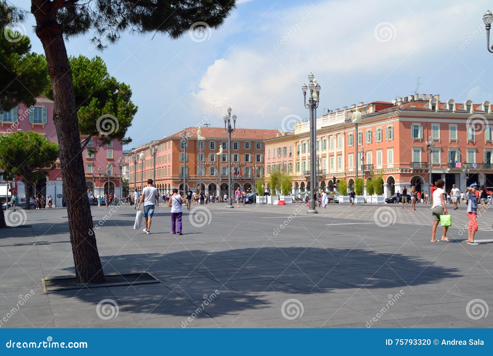 Massena Square Nice (France) Editorial Image - Image of french, april ...