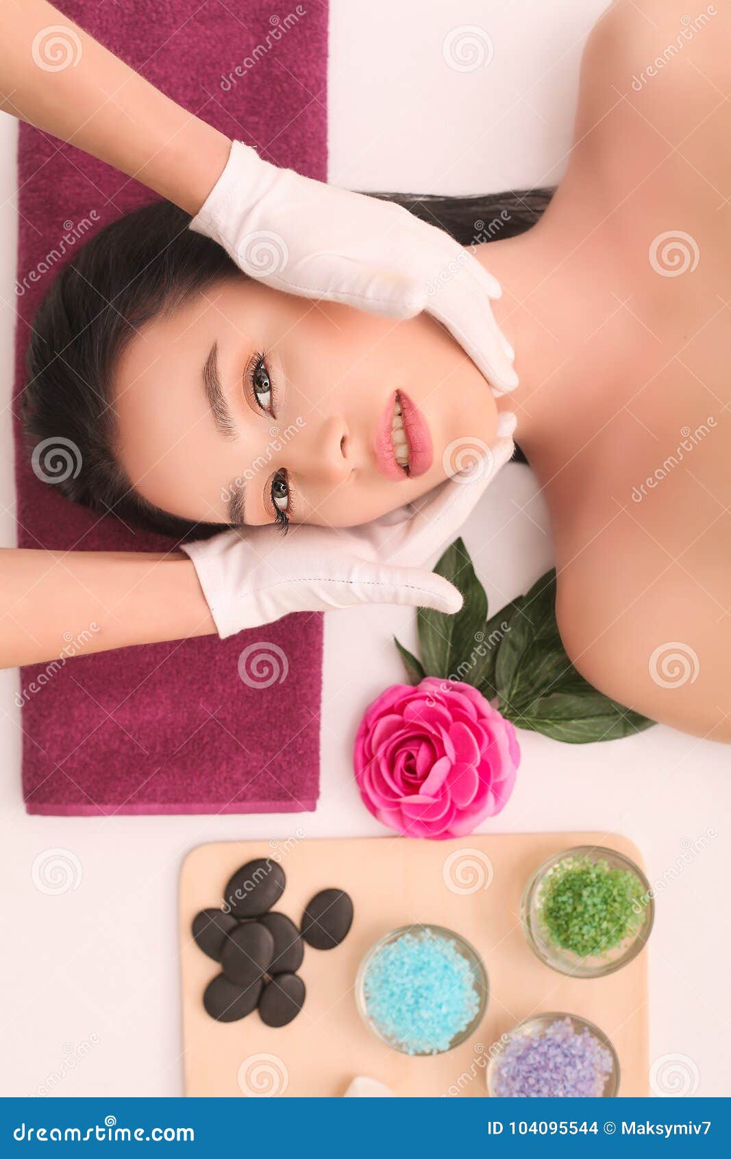 Masseur Doing Massage On Woman Body In The Spa Salon Beauty Treatment