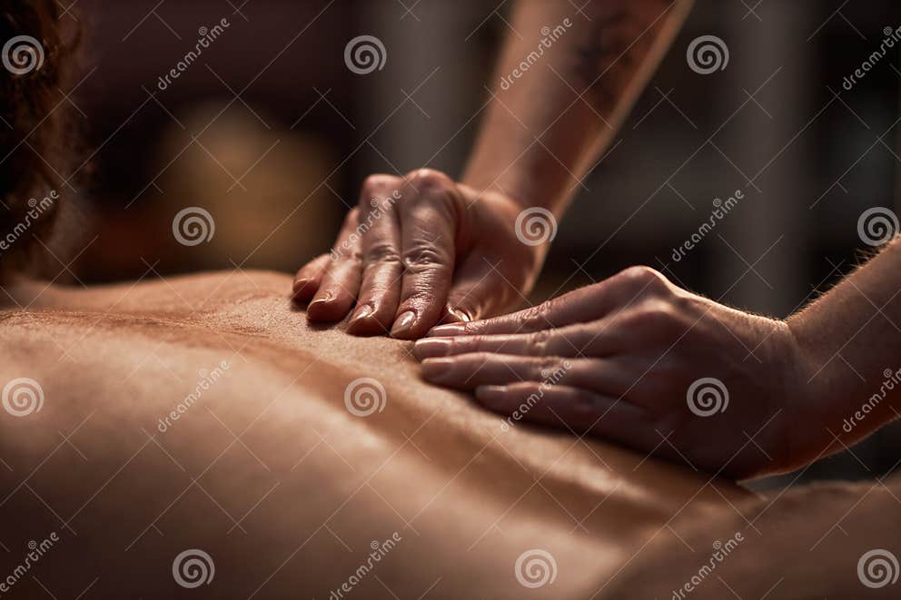 Masseuse Using Petrissage Technique Stock Photo - Image of relax, care ...
