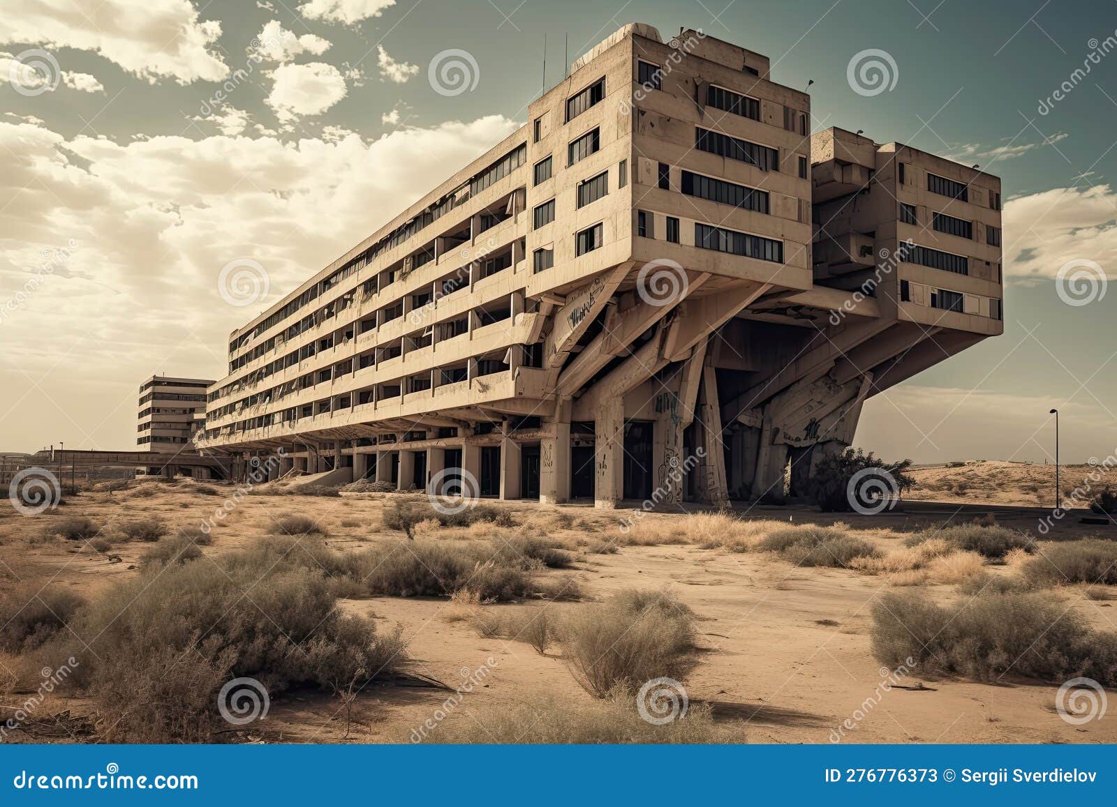 Massive Abandoned Building that is Designed in the Brutalist ...