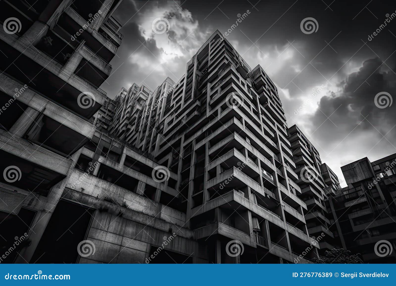 Massive Abandoned Building that is Designed in the Brutalist ...