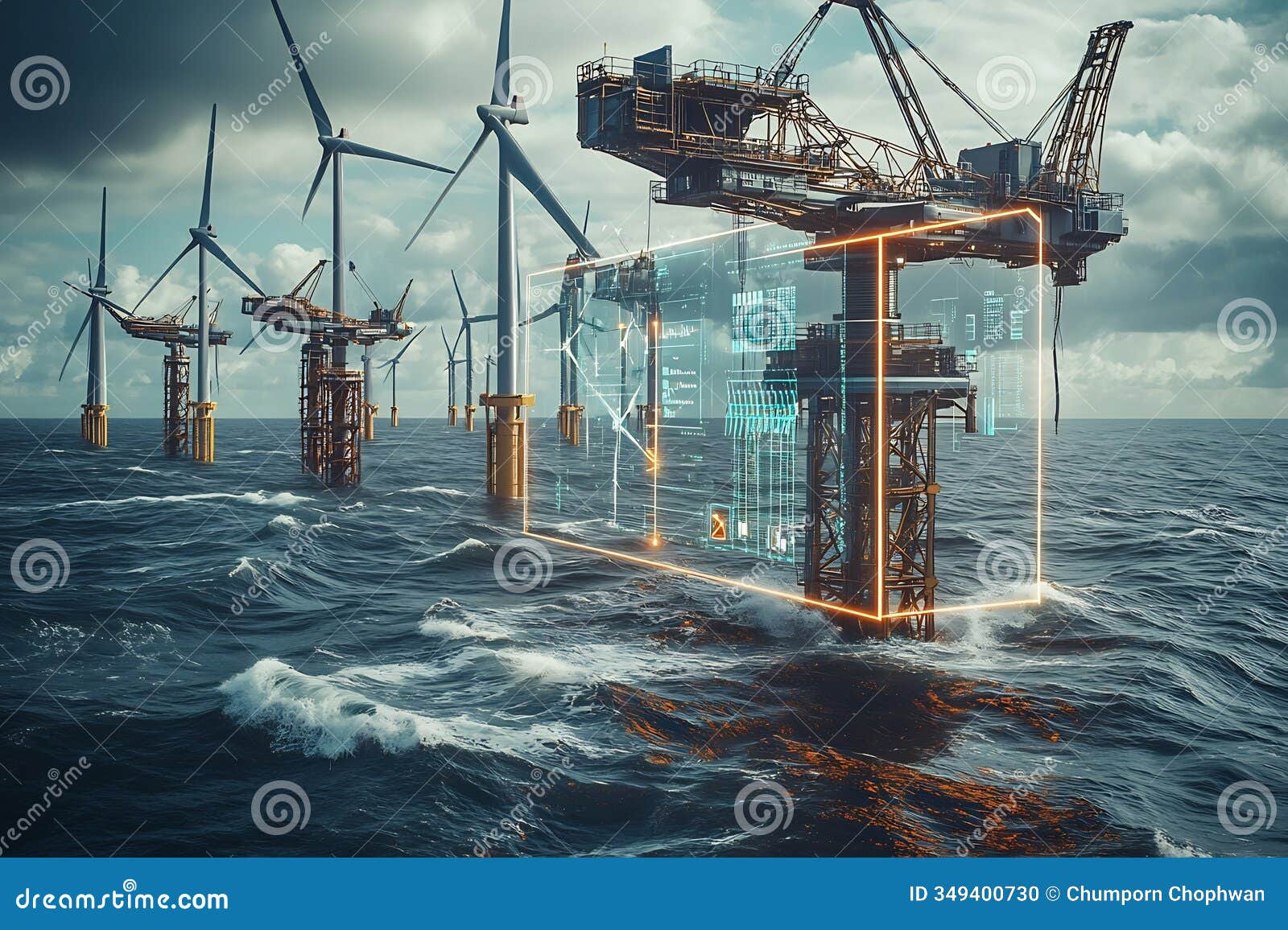 Massive Autonomous Cranes Constructing Towering Offshore Wind Turbines ...