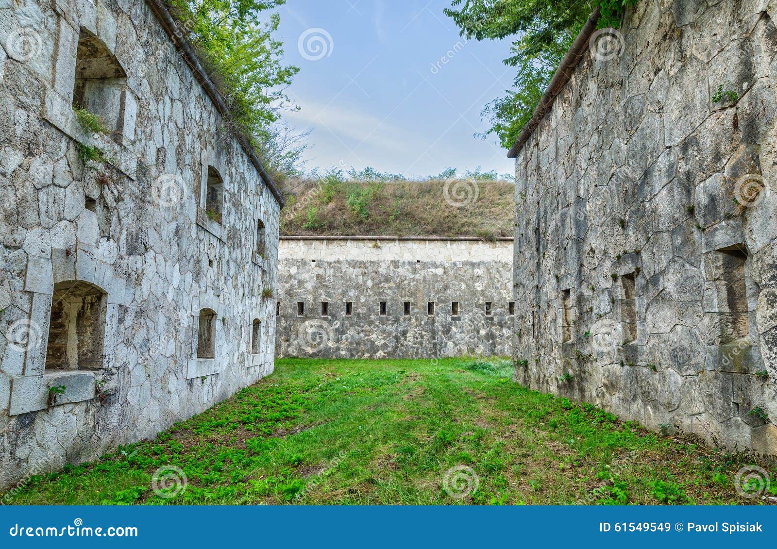 Massive Bastions with Gun Ports . Stock Image - Image of citadel ...