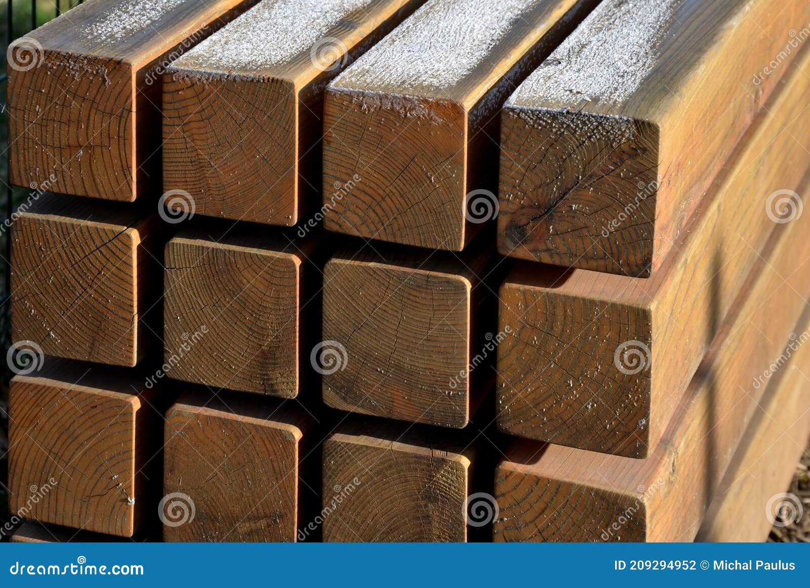 Massive Bench with a Stack of 12 Pieces of Prisms in One Block with ...