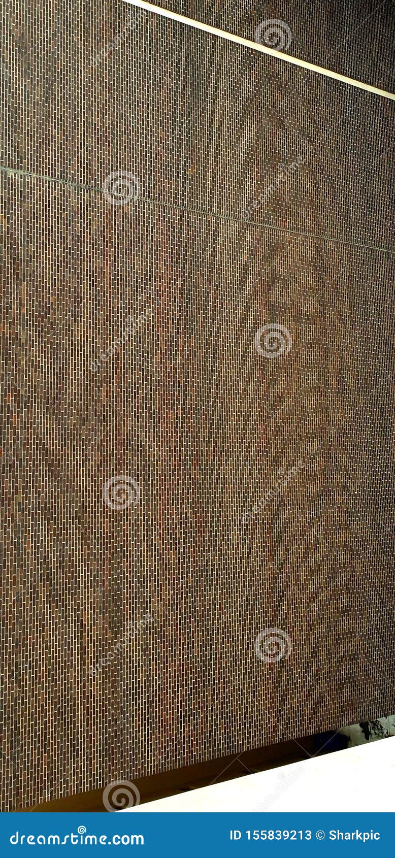 Massive Brick Wall Pattern Perspective Stock Image - Image of brick ...