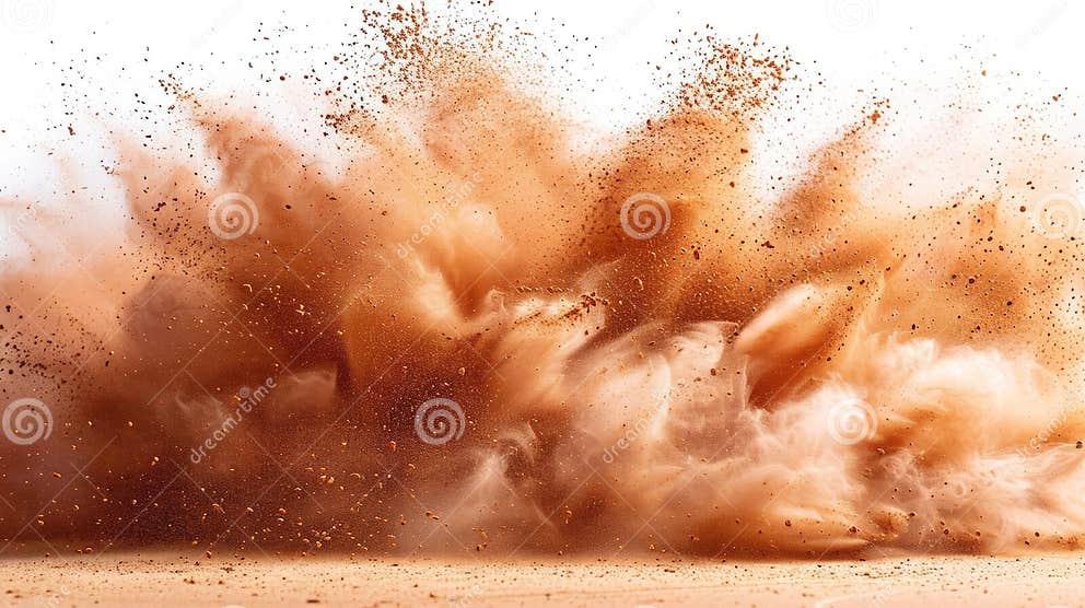 Massive Cloud of Dust and Sand Explodes Outwards, Creating a Dramatic ...