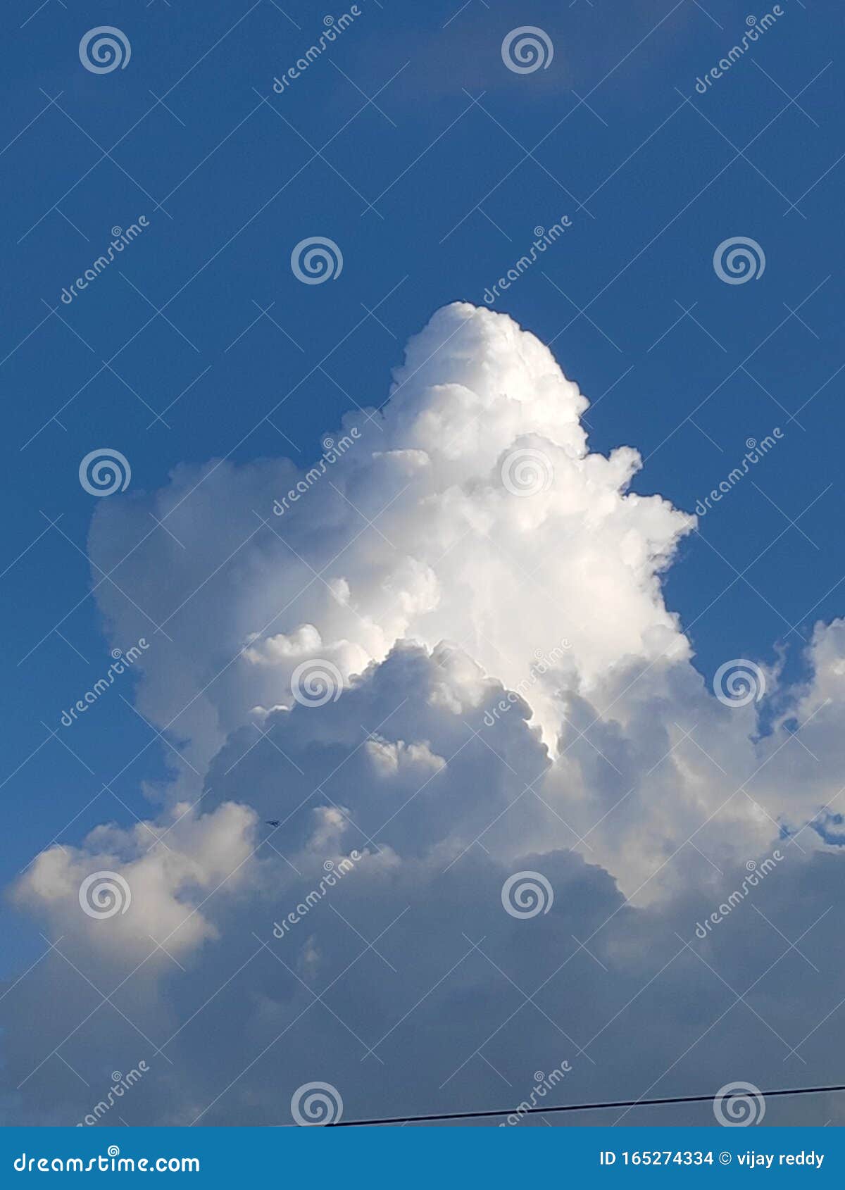 Massive Cloud Explosions Bright Light Stock Photo - Image of light ...