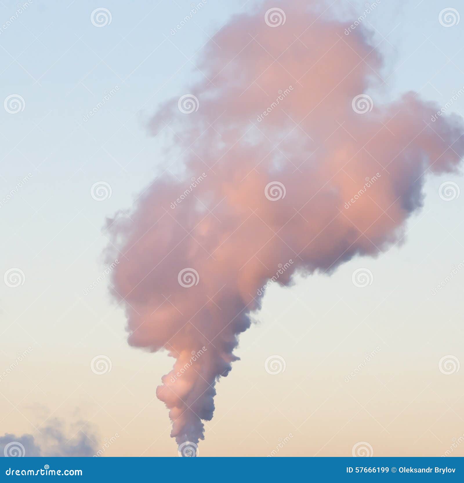 Massive Column of Smoke in the Sky Stock Image - Image of smoke ...