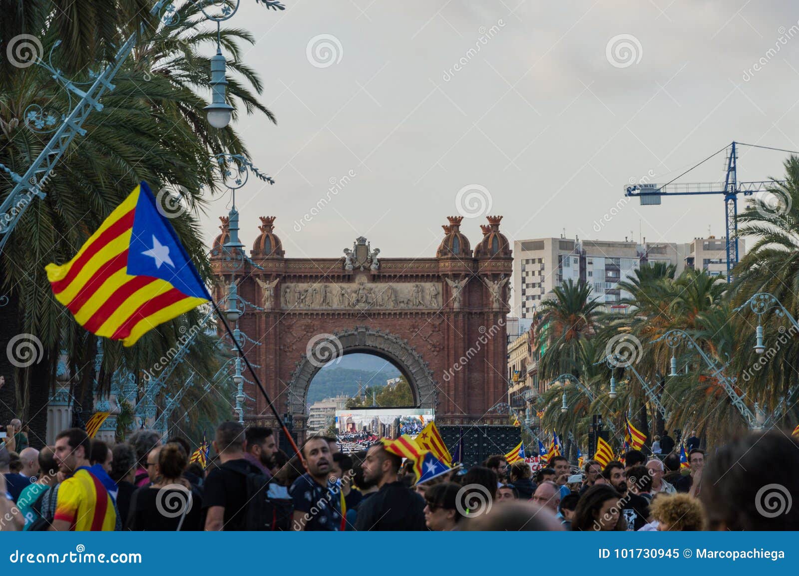 Barcelona, Spain 10 October, 2017 : Declaration of Independence ...