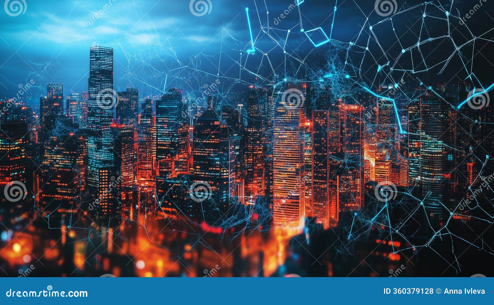 Massive Data Breach Visualized As Digital Connections Revealing ...