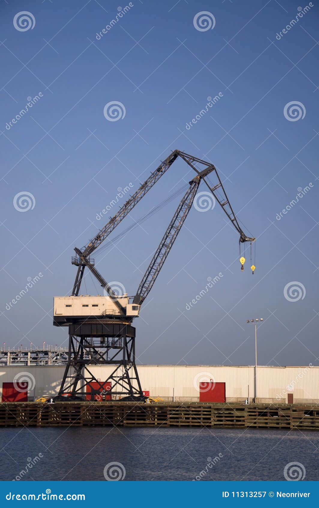Dock Crane Royalty-Free Stock Photography | CartoonDealer.com #15632993