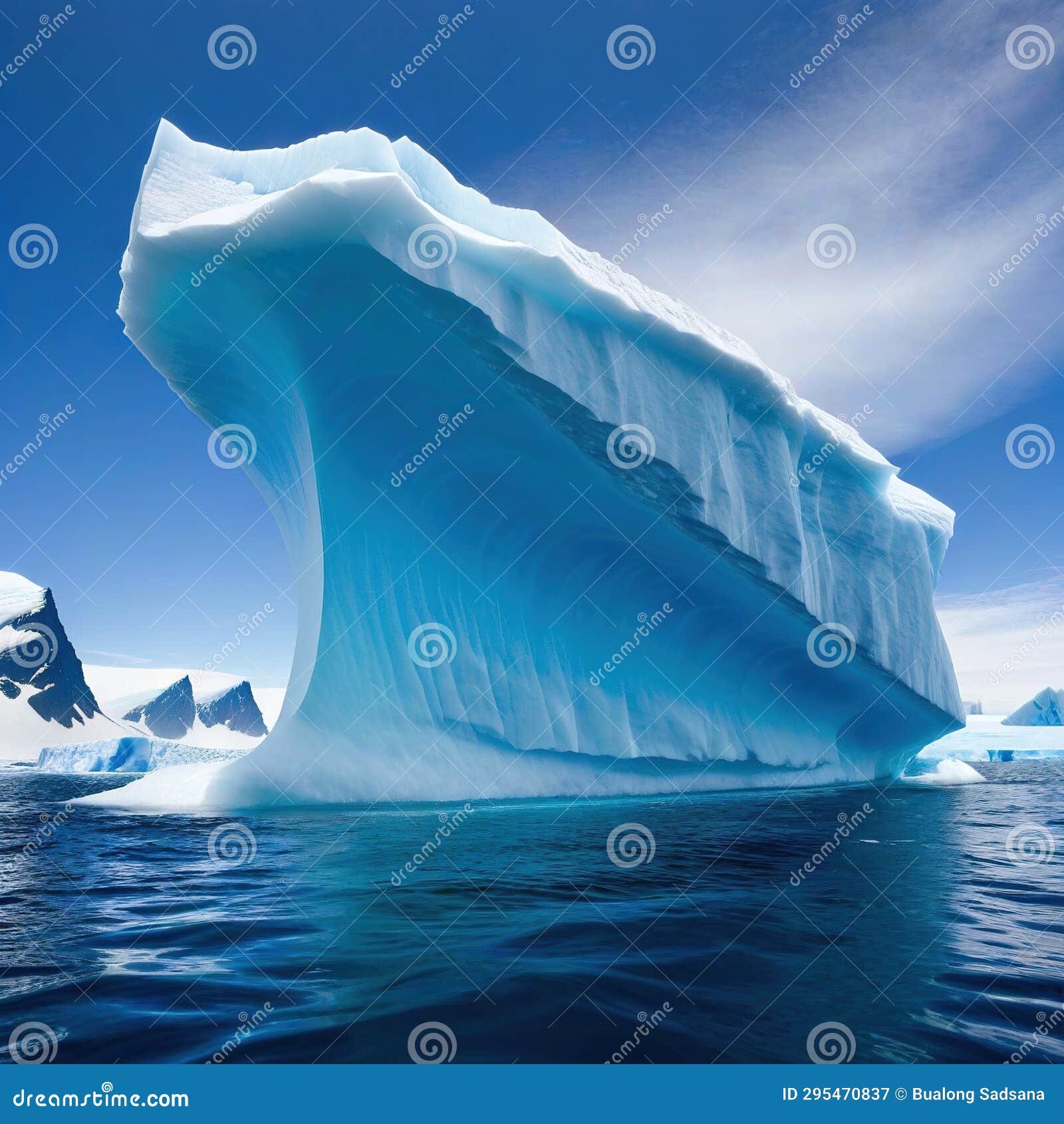 A Massive Floating Landmass With Interconnected Ecosystems Royalty-Free ...