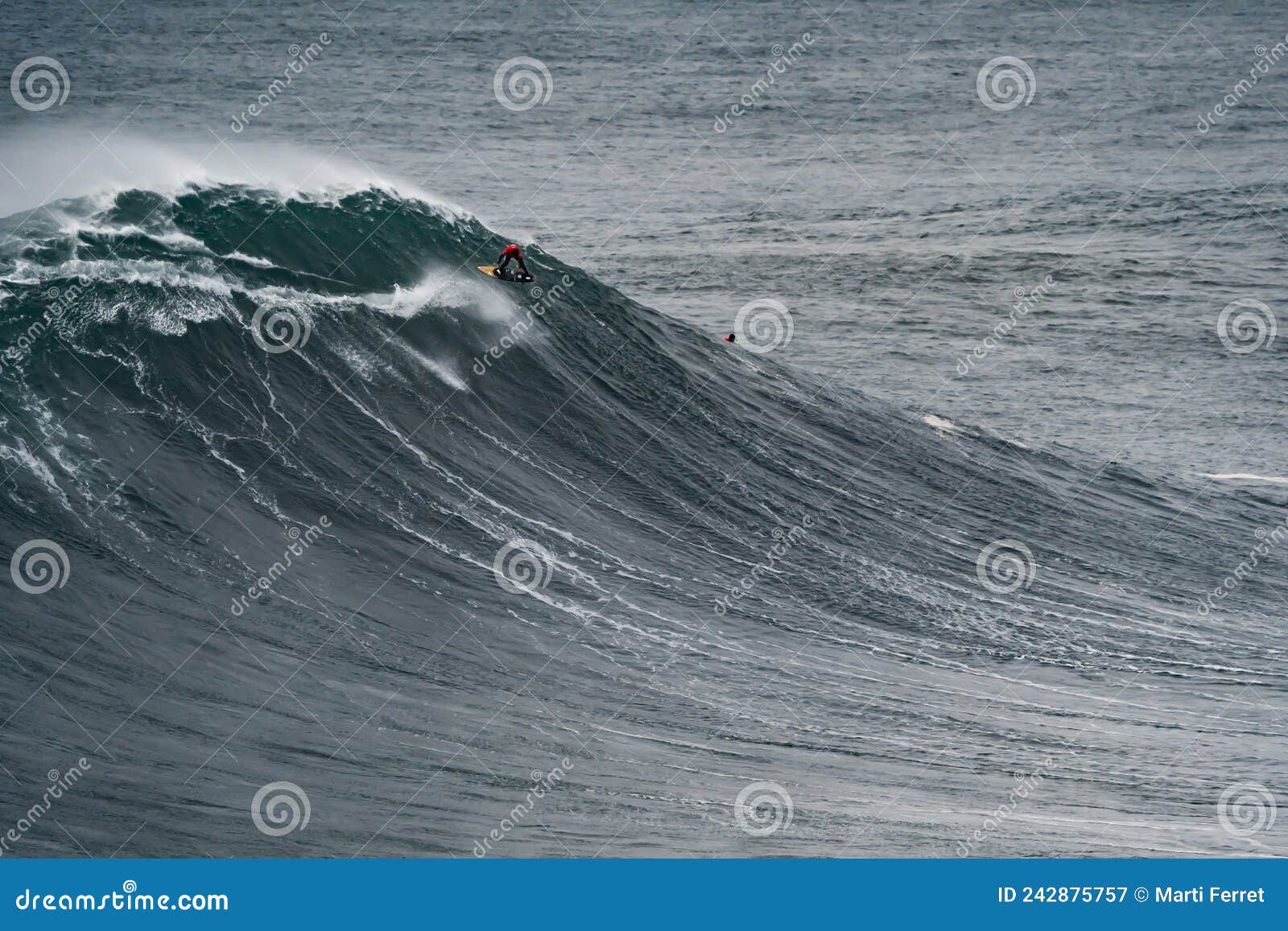 360 In A Massive Giant Wave. Royalty-Free Stock Photography ...
