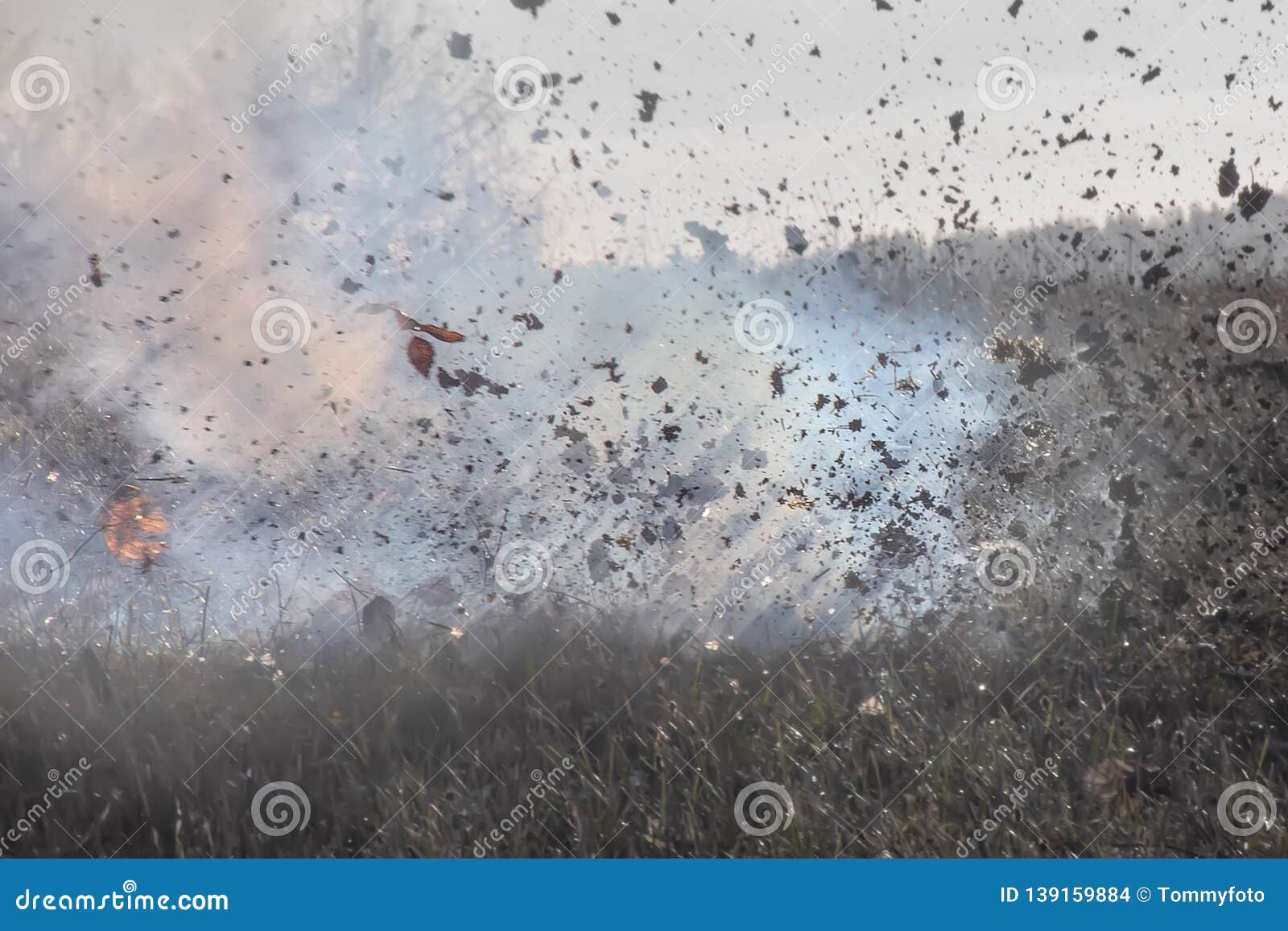 Groung shadow explosion stock photo. Image of gray, paint - 139159884