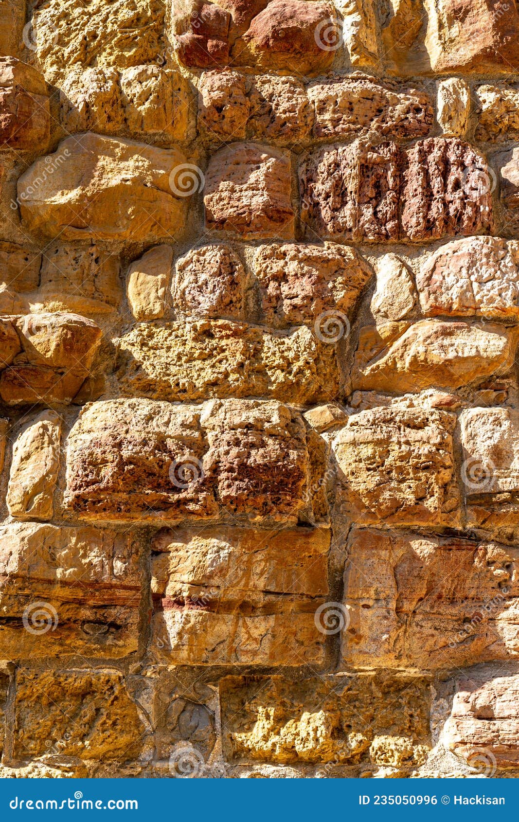 Massive High Walls of an Old Medieval Castle Stock Photo - Image of ...