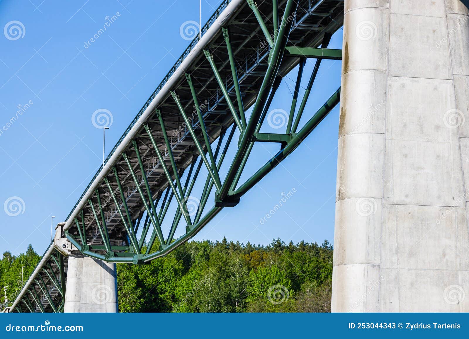 Massive Industrial Steel and Cement Construction Structure of the ...