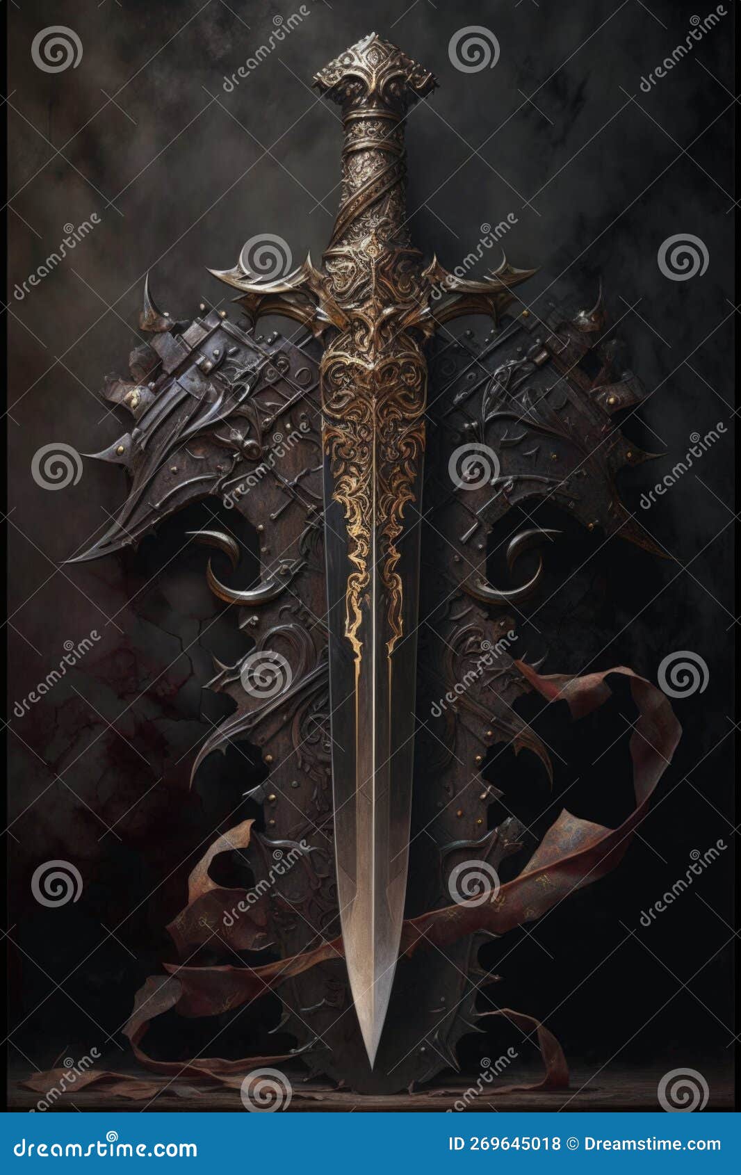 Massive and Intimidating Claymore, Which Can Cleave through Armor and ...