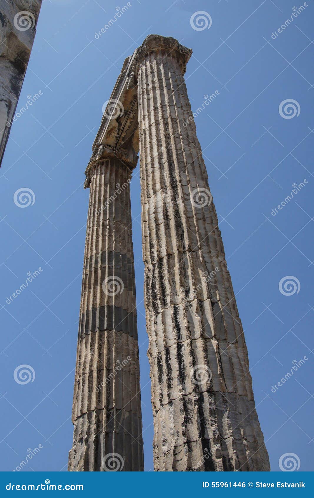 Massive Ionian Stone Columns Stock Photo - Image of stone, didyma: 55961446