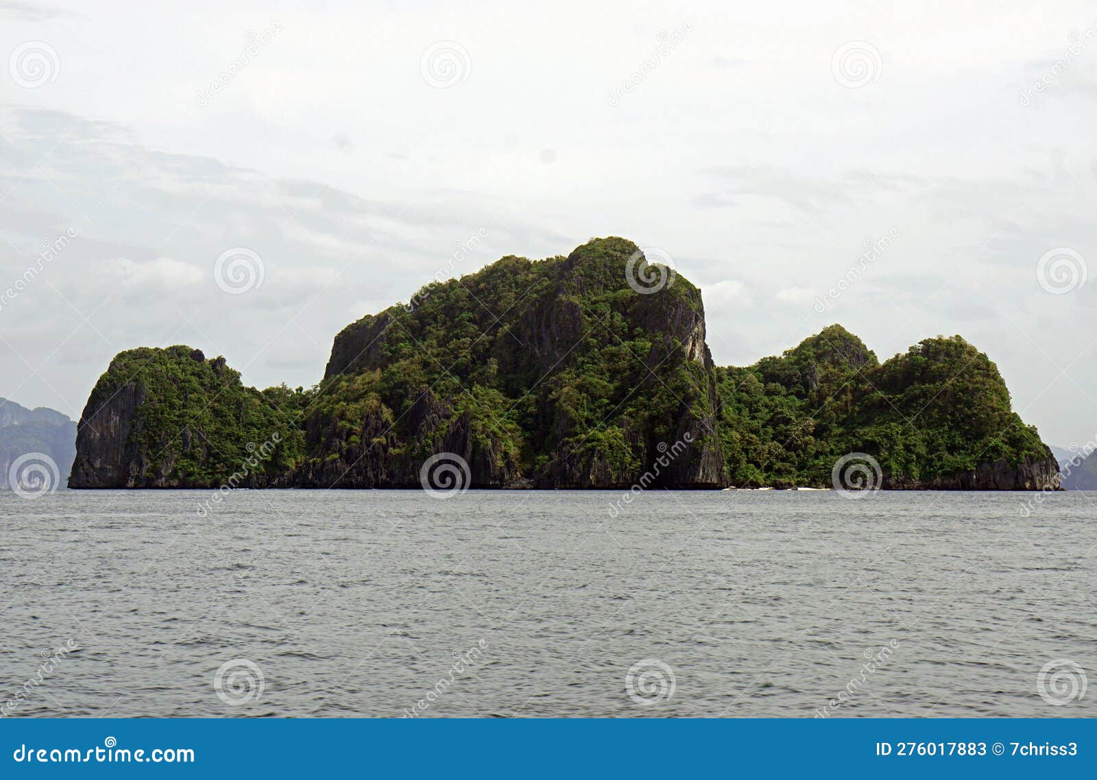 Massive Limestone Rocks at the El Nido Archipelago Stock Image - Image ...