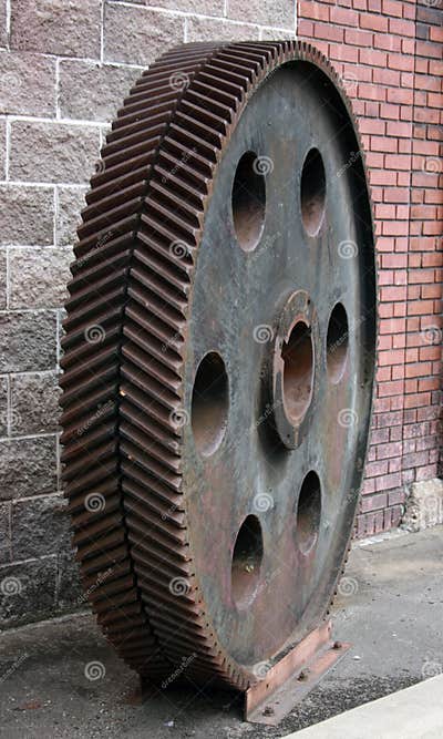 Massive machine gear stock photo. Image of keyed, industrial - 12207658