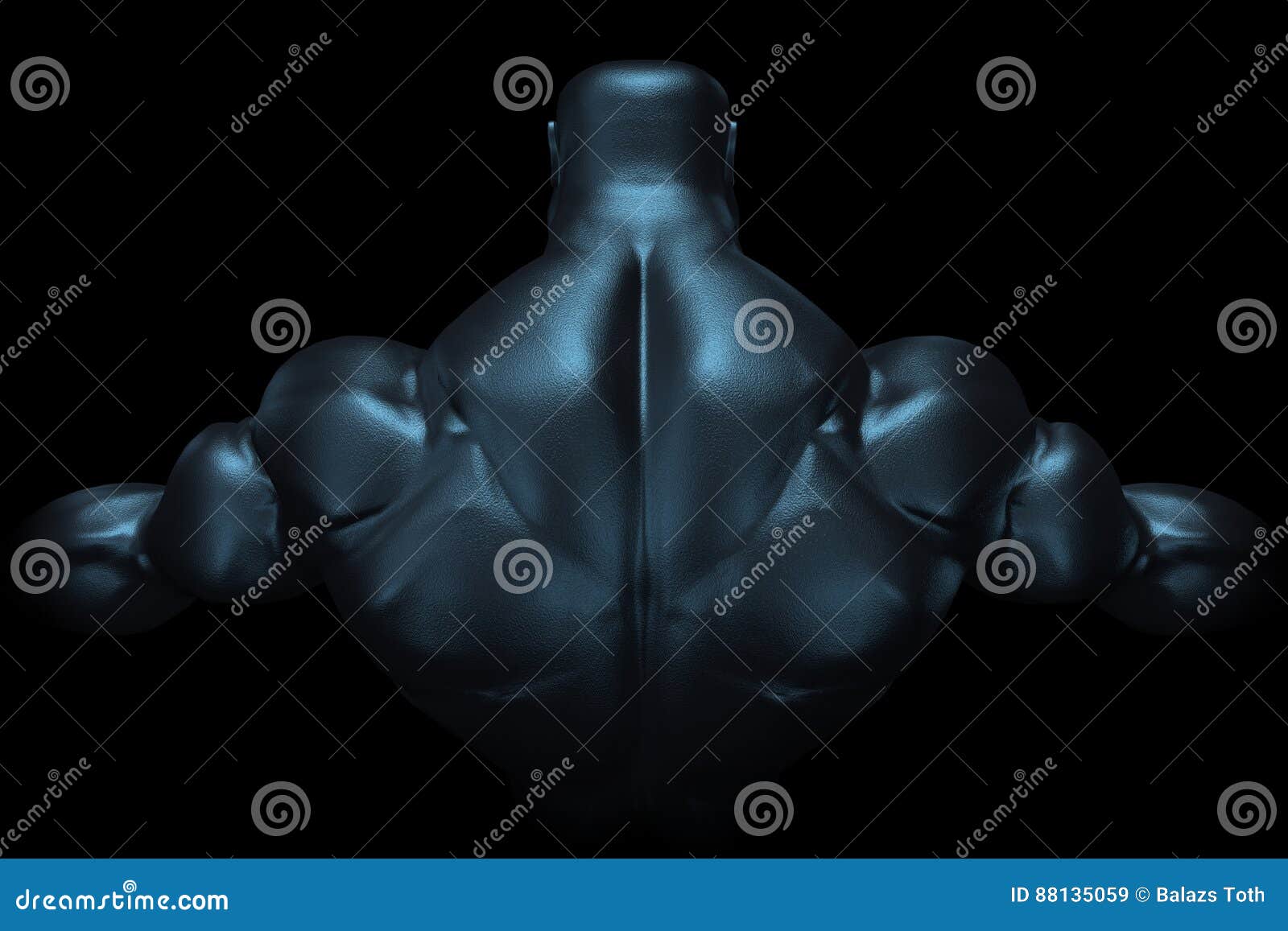 Massive Muscle Man stock illustration. Illustration of giant - 88135059