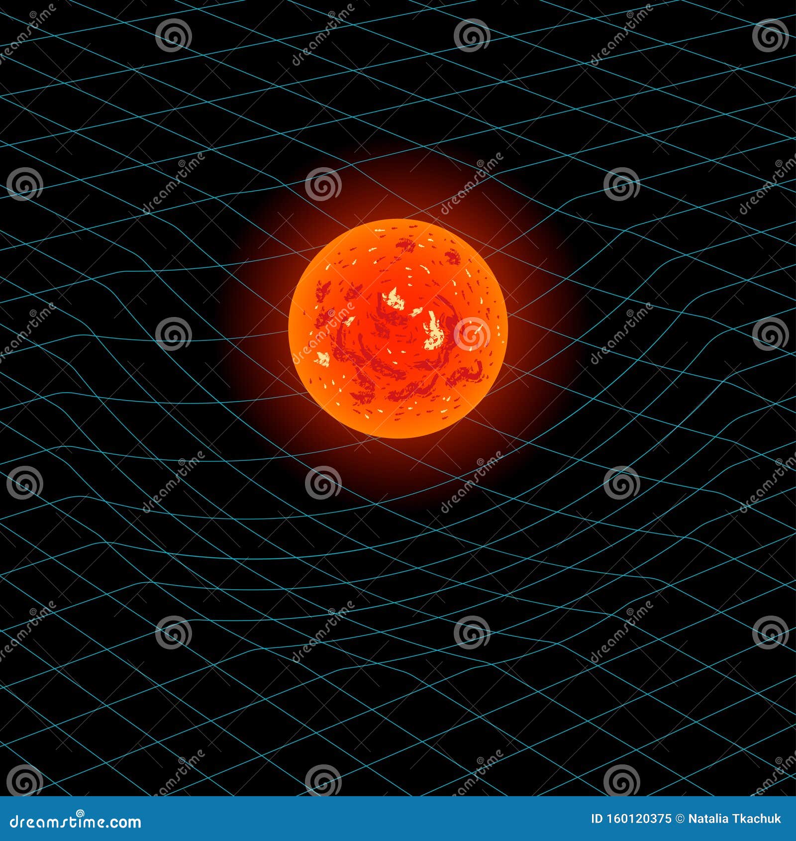 Gravity Vector Illustration. Explained Natural Force To Objects With ...