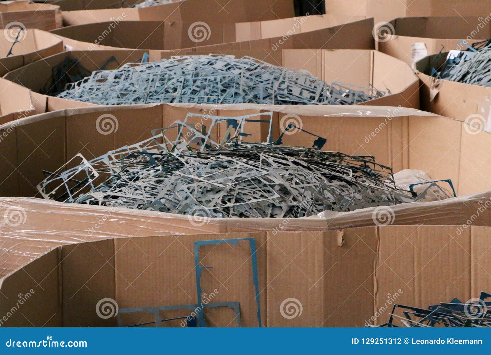 Massive Pile of Scrap Metal or Plastic Stock Photo - Image of messy ...