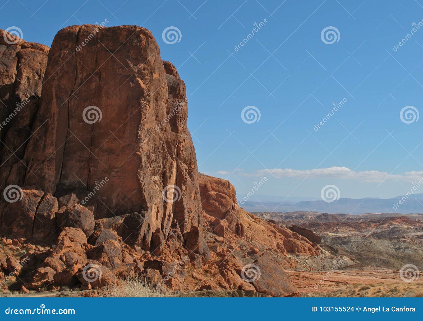 Red Rock Formations in Valley of Fire State Park, Nevada Stock Photo ...
