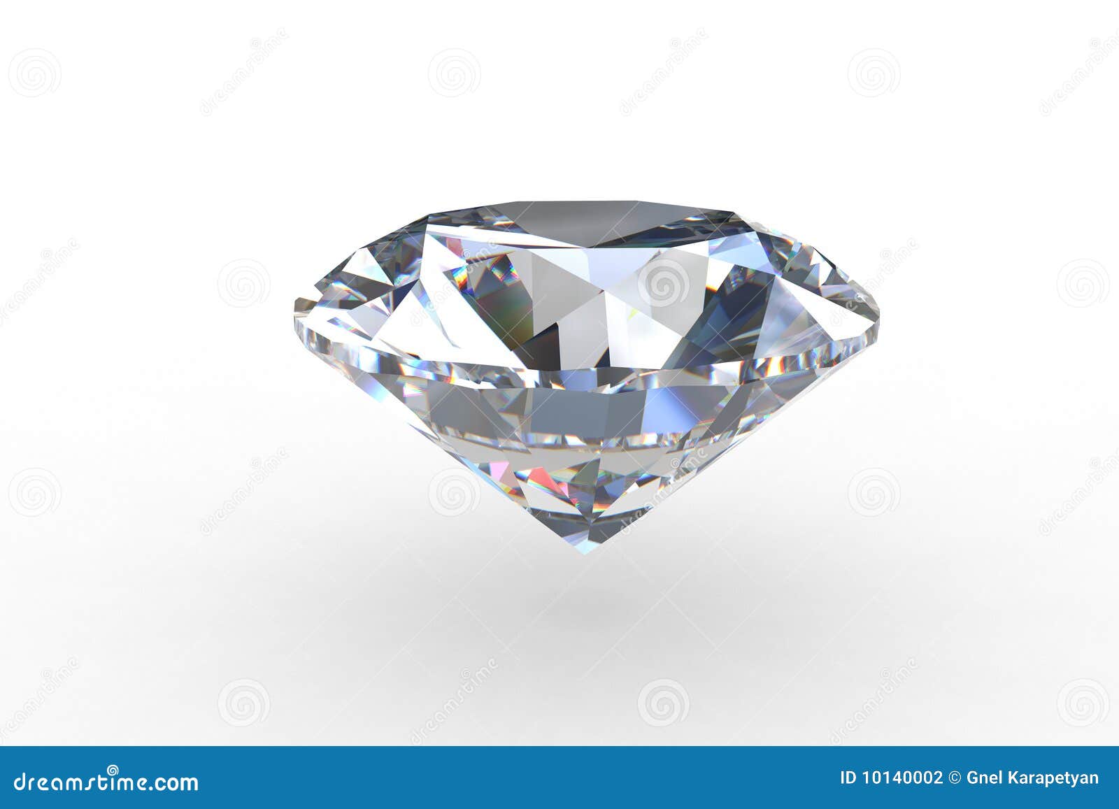Massive Round Euro Cut Diamond Stock Illustration - Illustration of ...