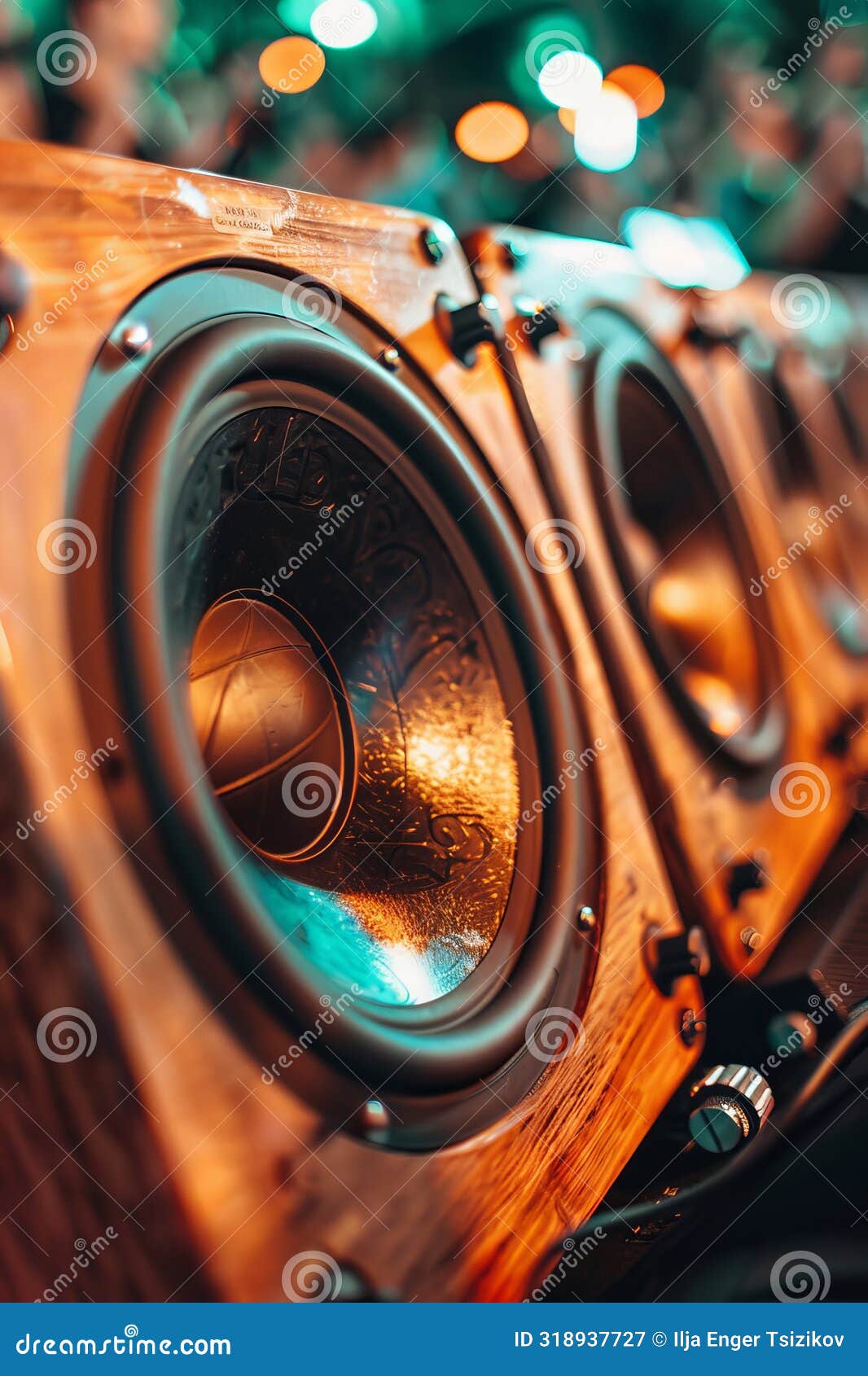 Massive Speakers Emphasizing Powerful Audio Dynamics, Perfect for the ...