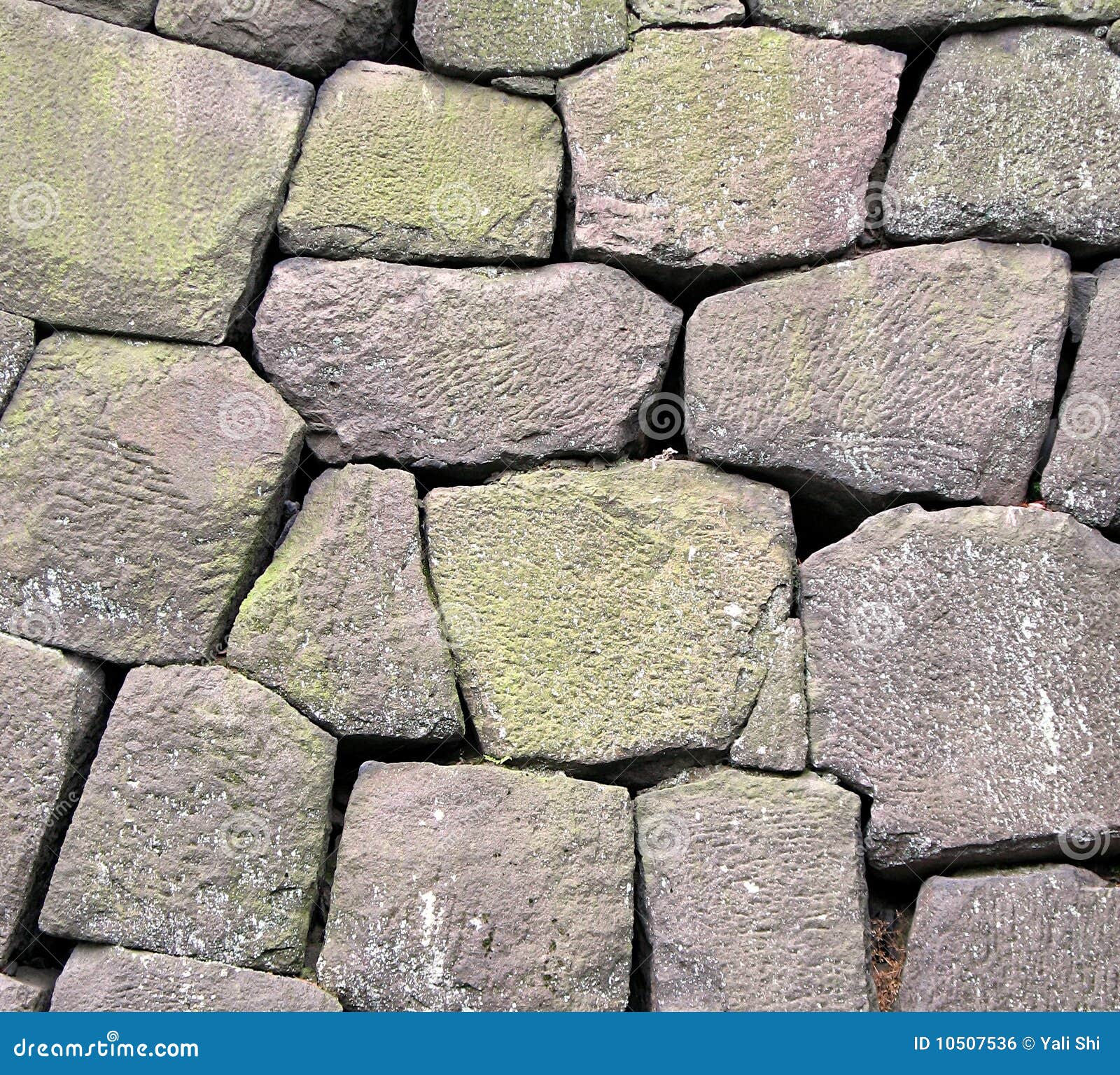 Massive Stone Wall stock photo. Image of wall, holes - 10507536