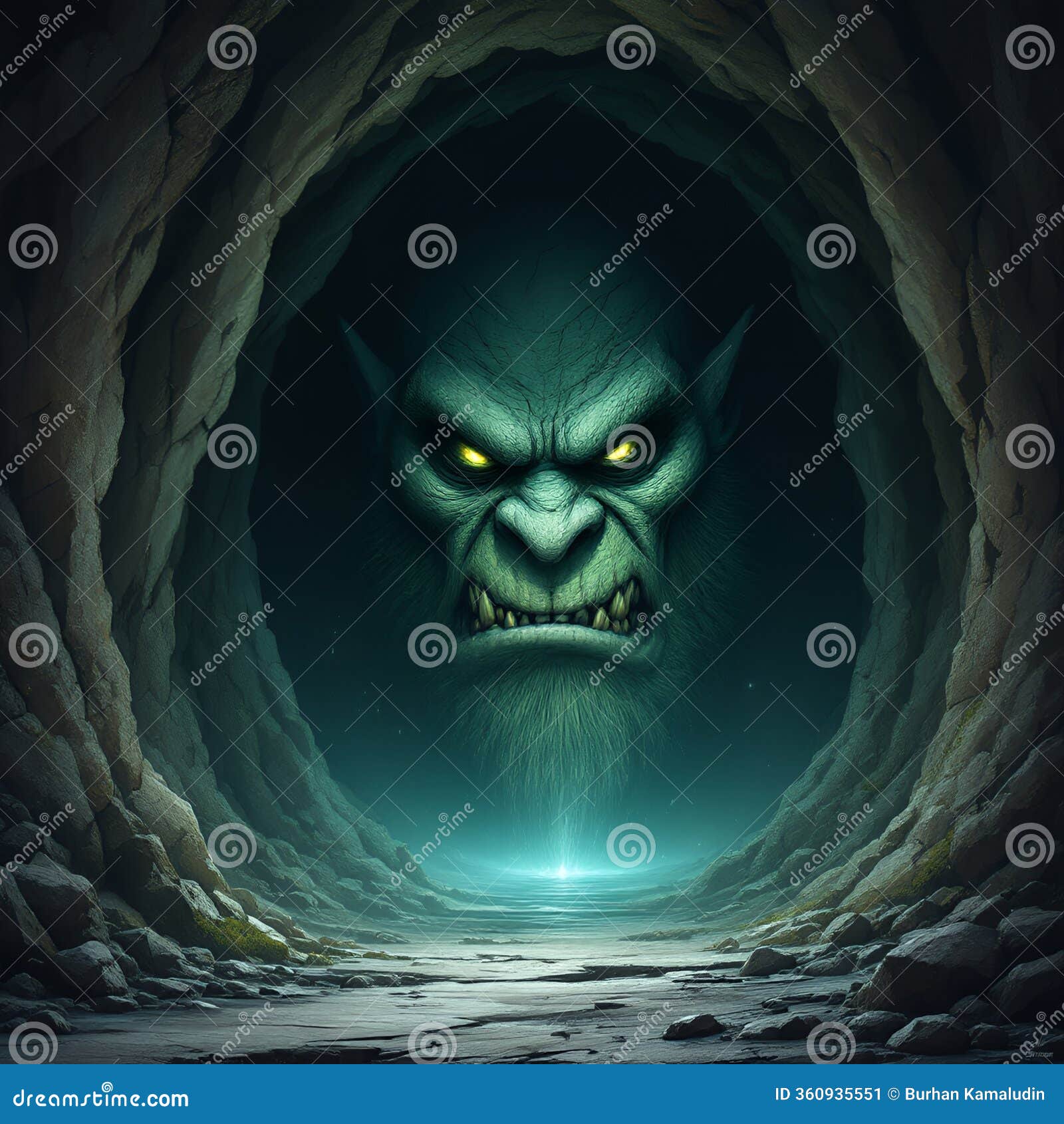 Dynamic Troll Face Rendered In Unreal Engine For Goblin Academia Scenes ...