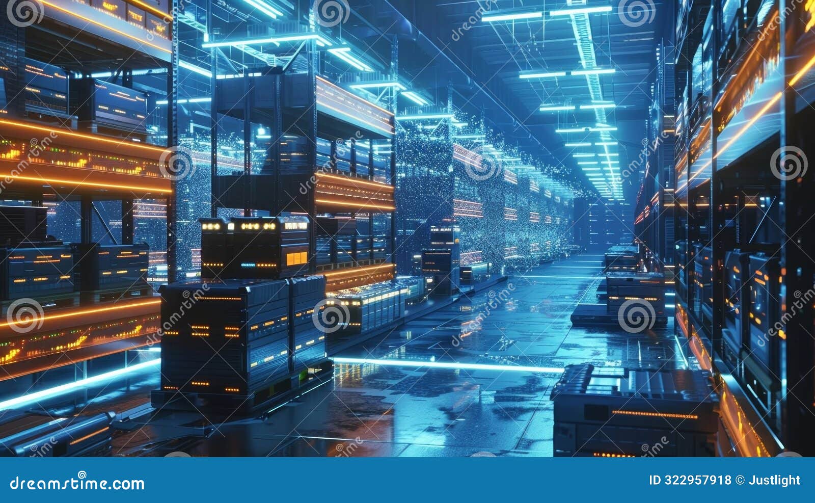 A Massive Warehouse Complex is Fully Automated with the Help of ...