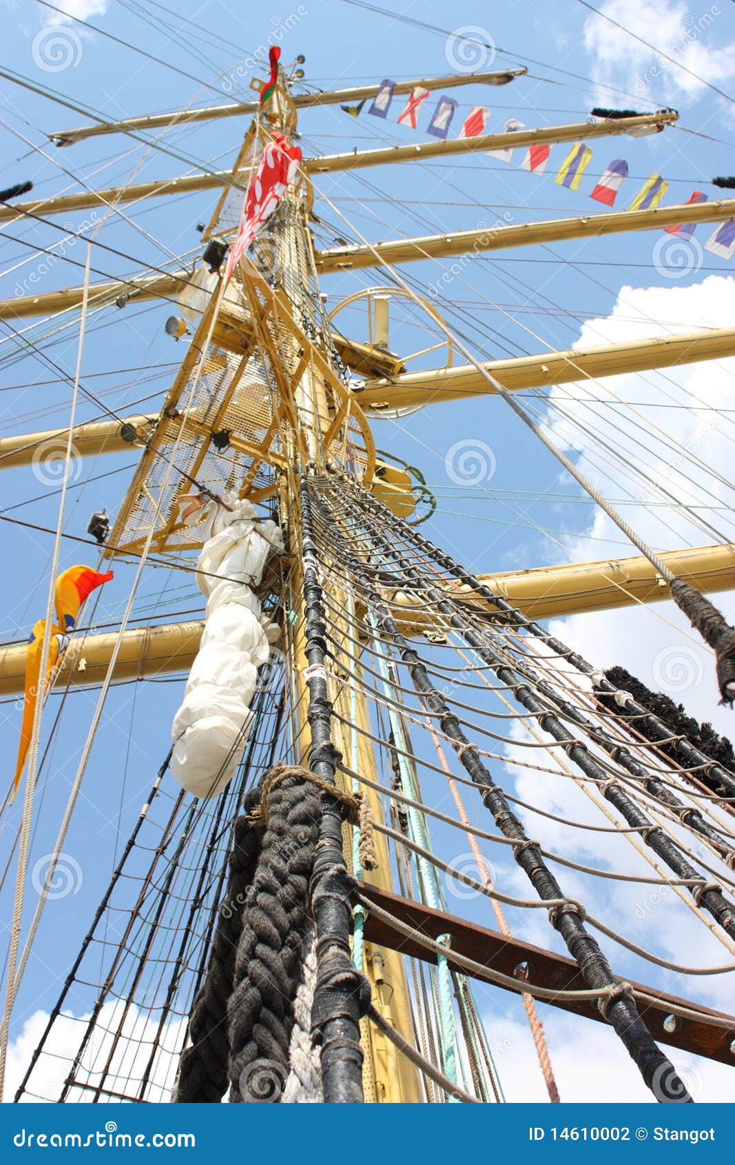 A mast stock photo. Image of flags, close, transport - 14610002
